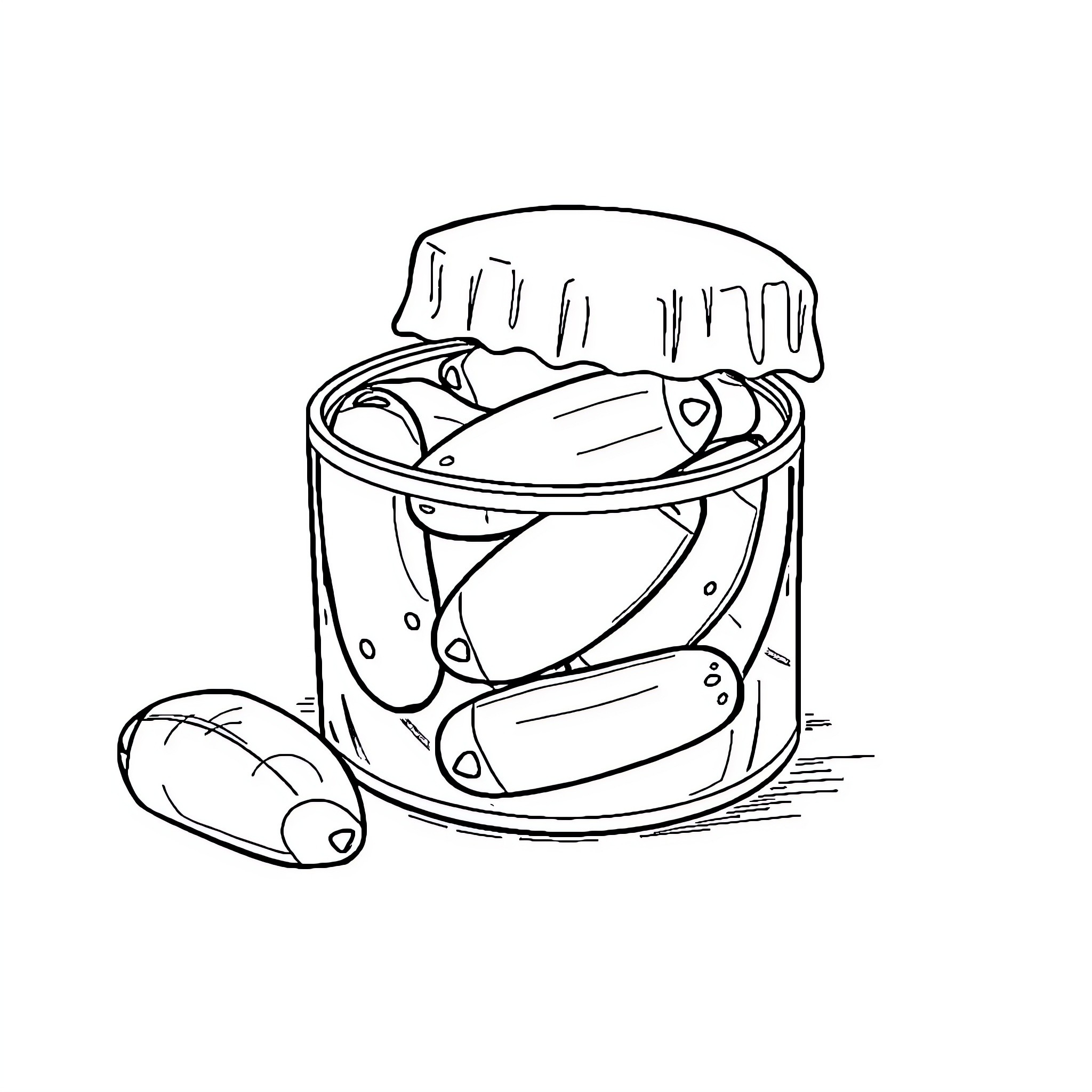 Best Pickle Coloring Pages (Free Printable PDF)