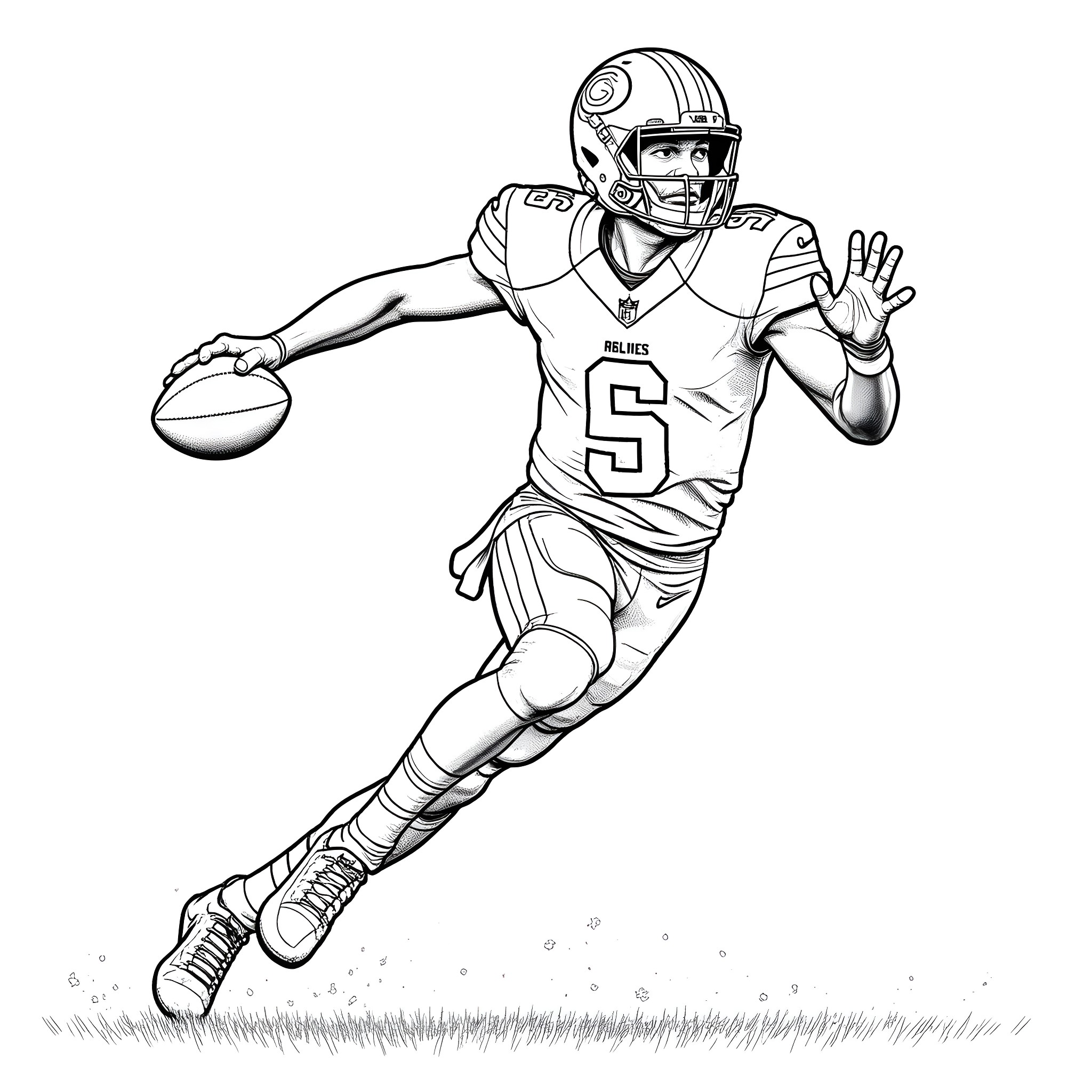 Best Lamar Jackson Coloring Pages (Free Printable PDF)