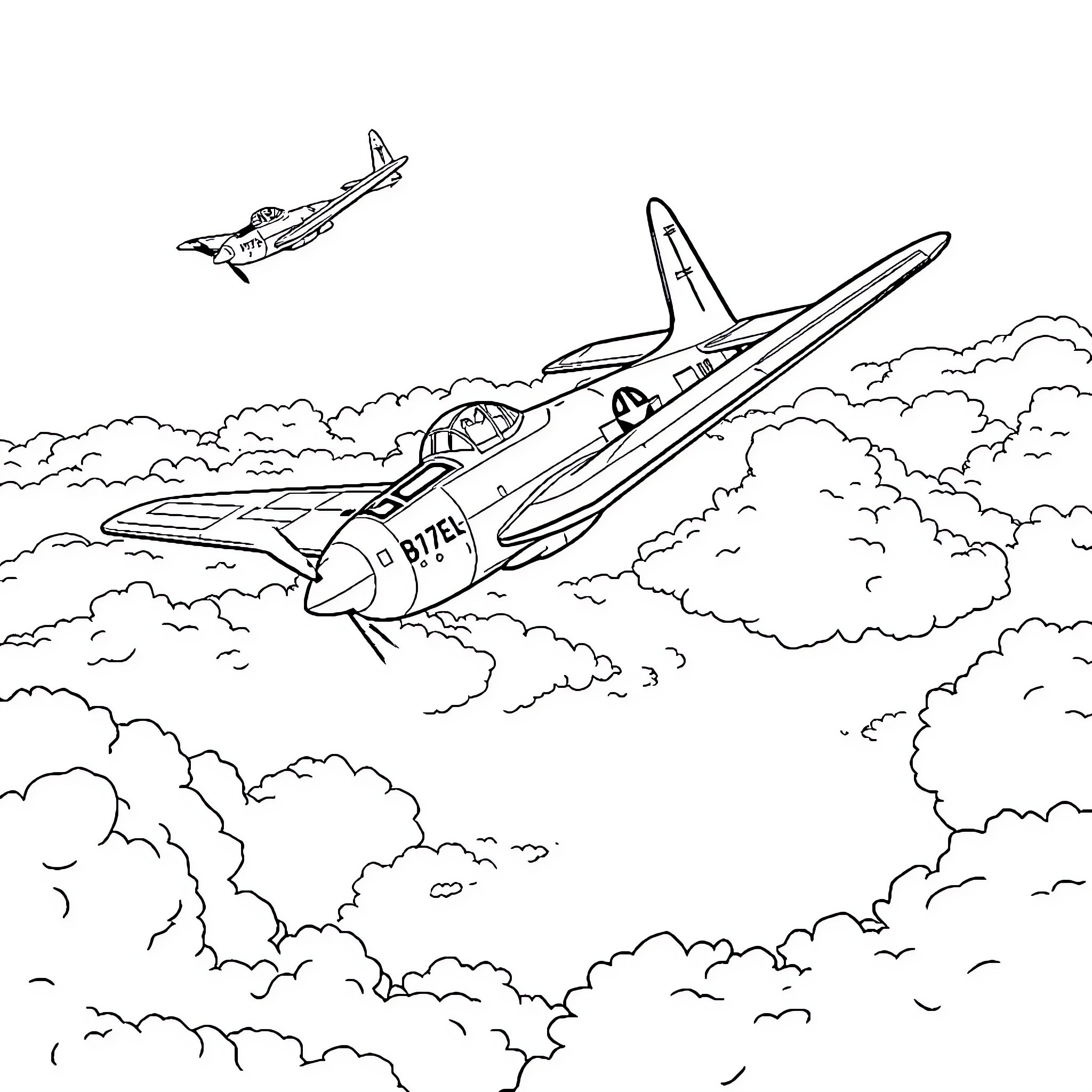 2 Best Stealth Bomber Coloring Pages (Free Printable PDFs)