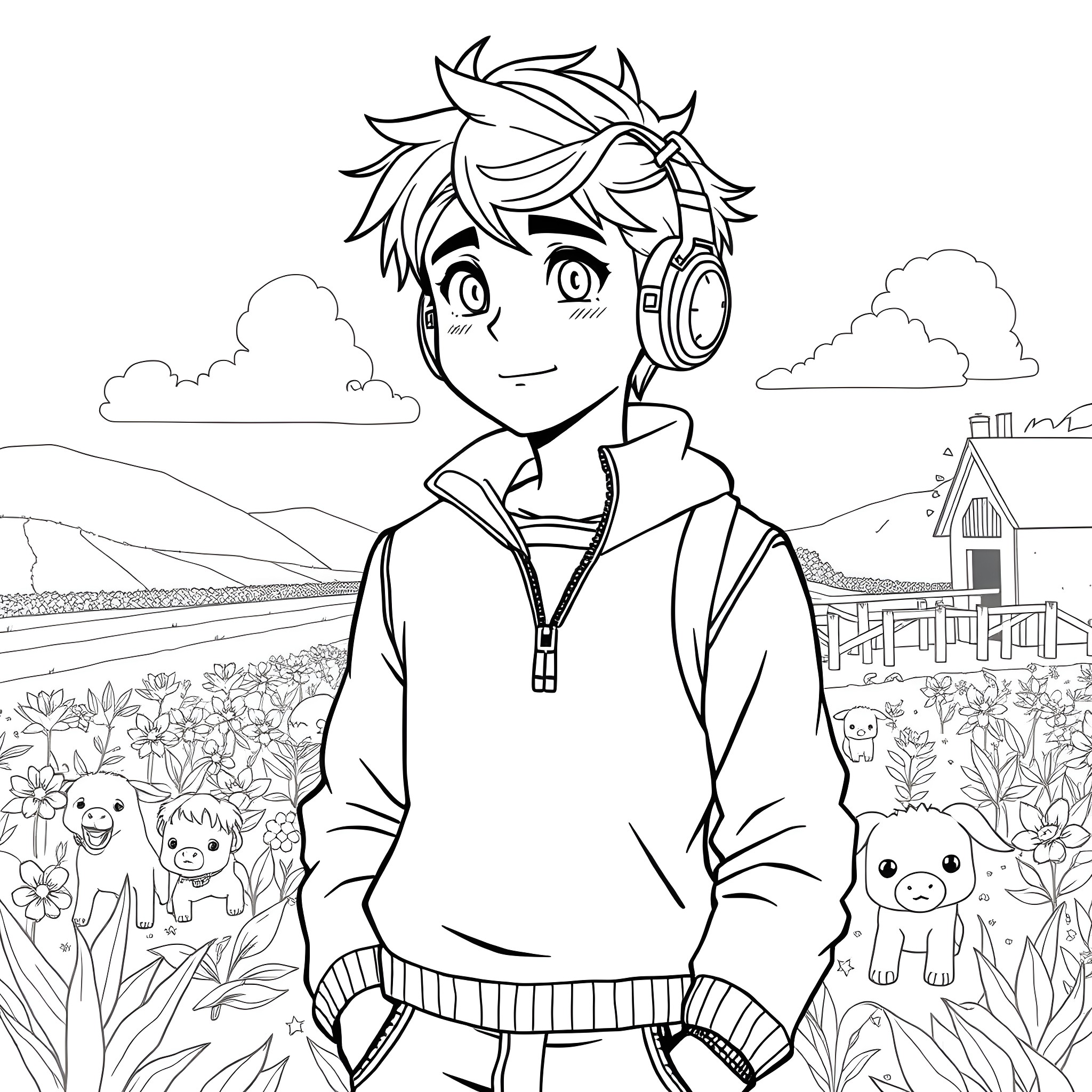 152 Best Boy Coloring Pages (Free Printable PDFs)