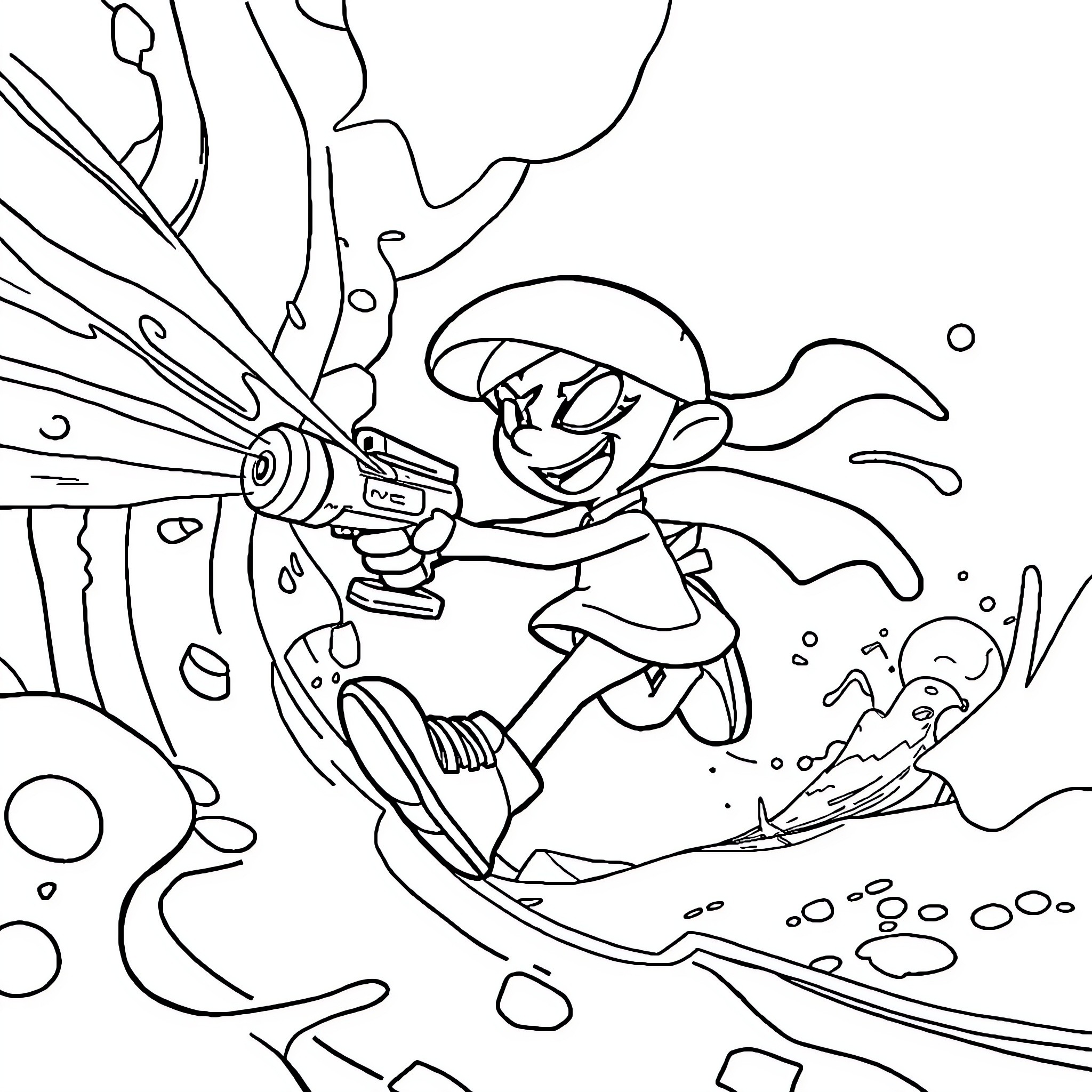 2 Best Splatoon Character Coloring Pages (Free Printable PDFs)