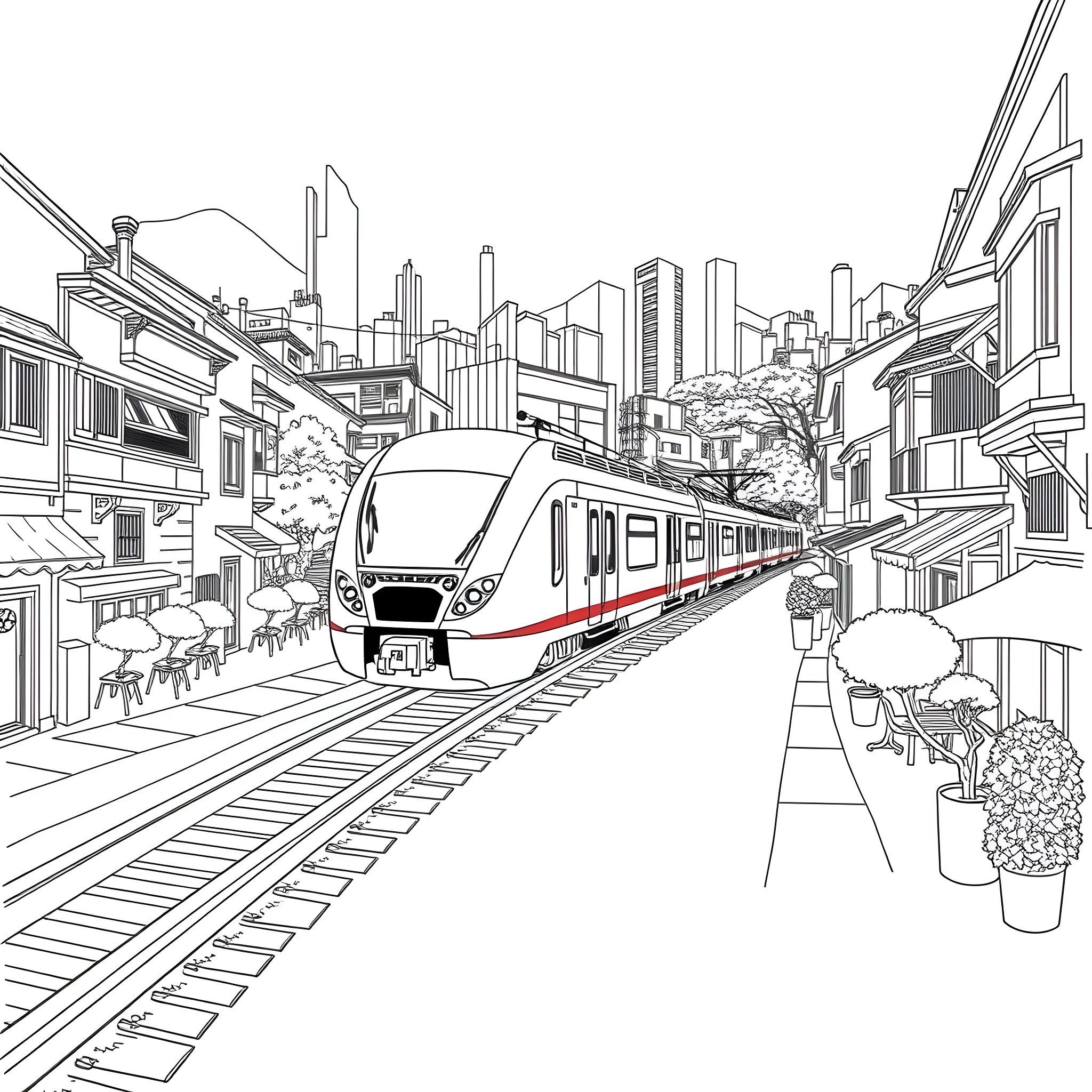 29 Best Train Coloring Pages (Free Printable PDFs)