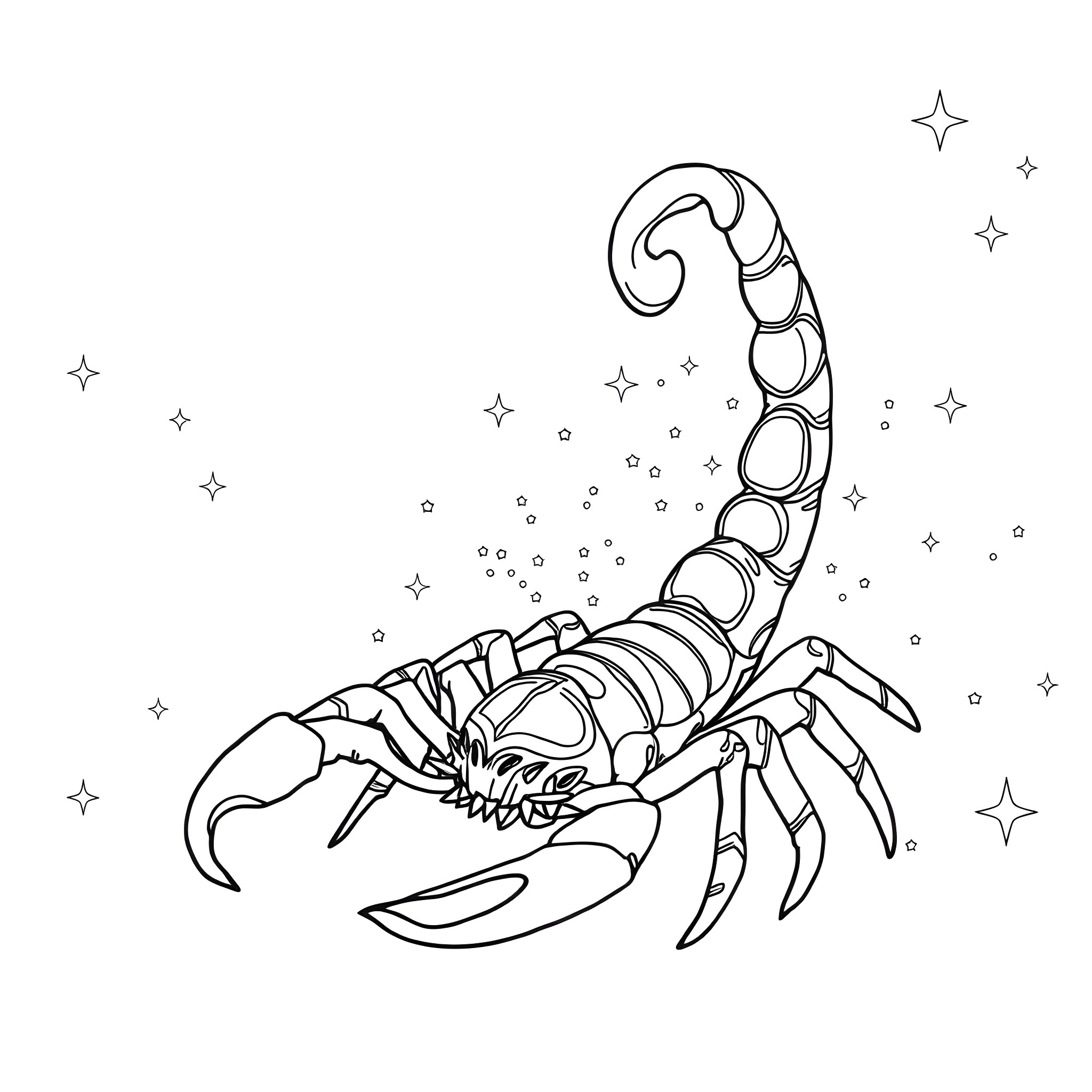 Best Scorpio Coloring Pages (Free Printable PDF)