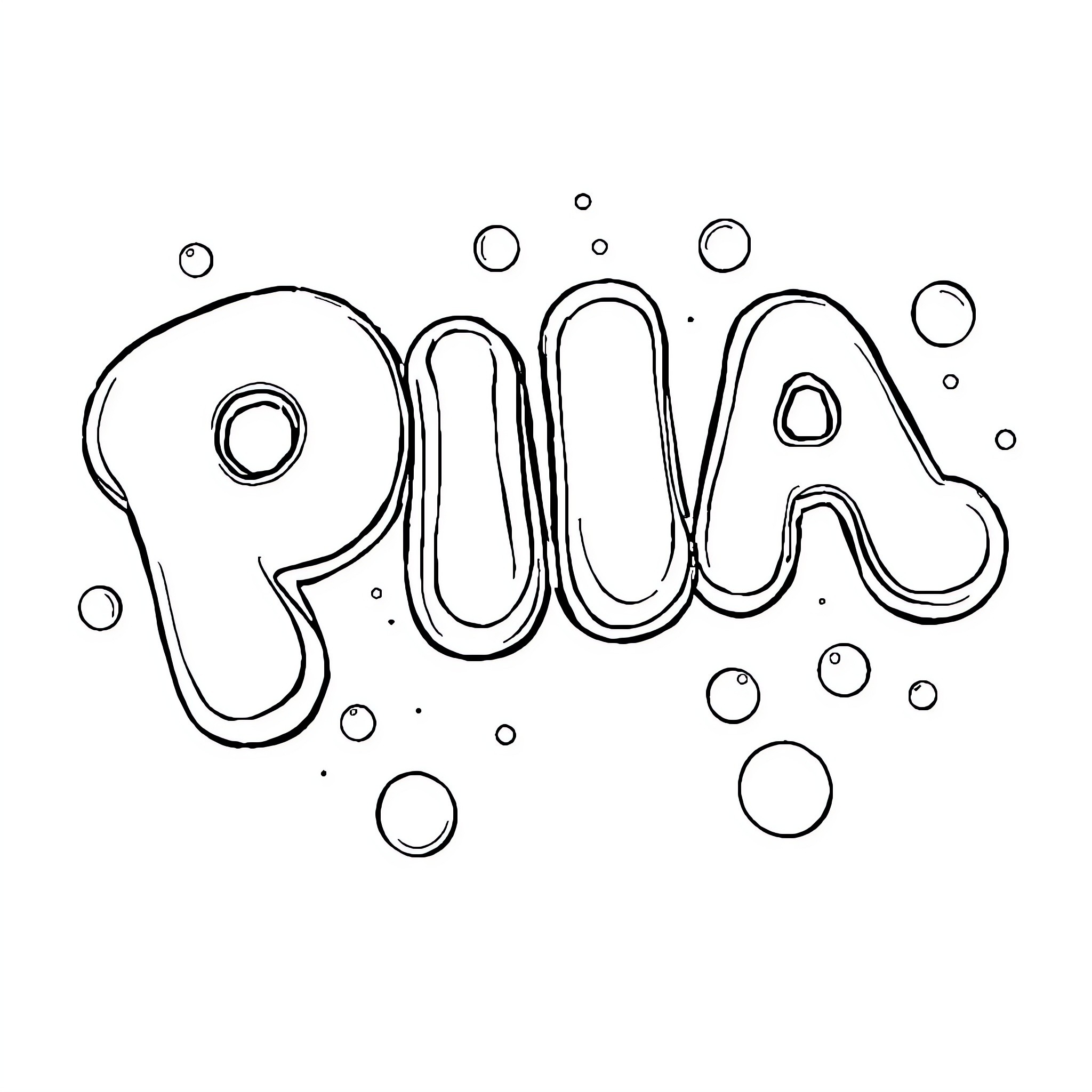 Best Bubble Letter Coloring Pages (Free Printable PDF)