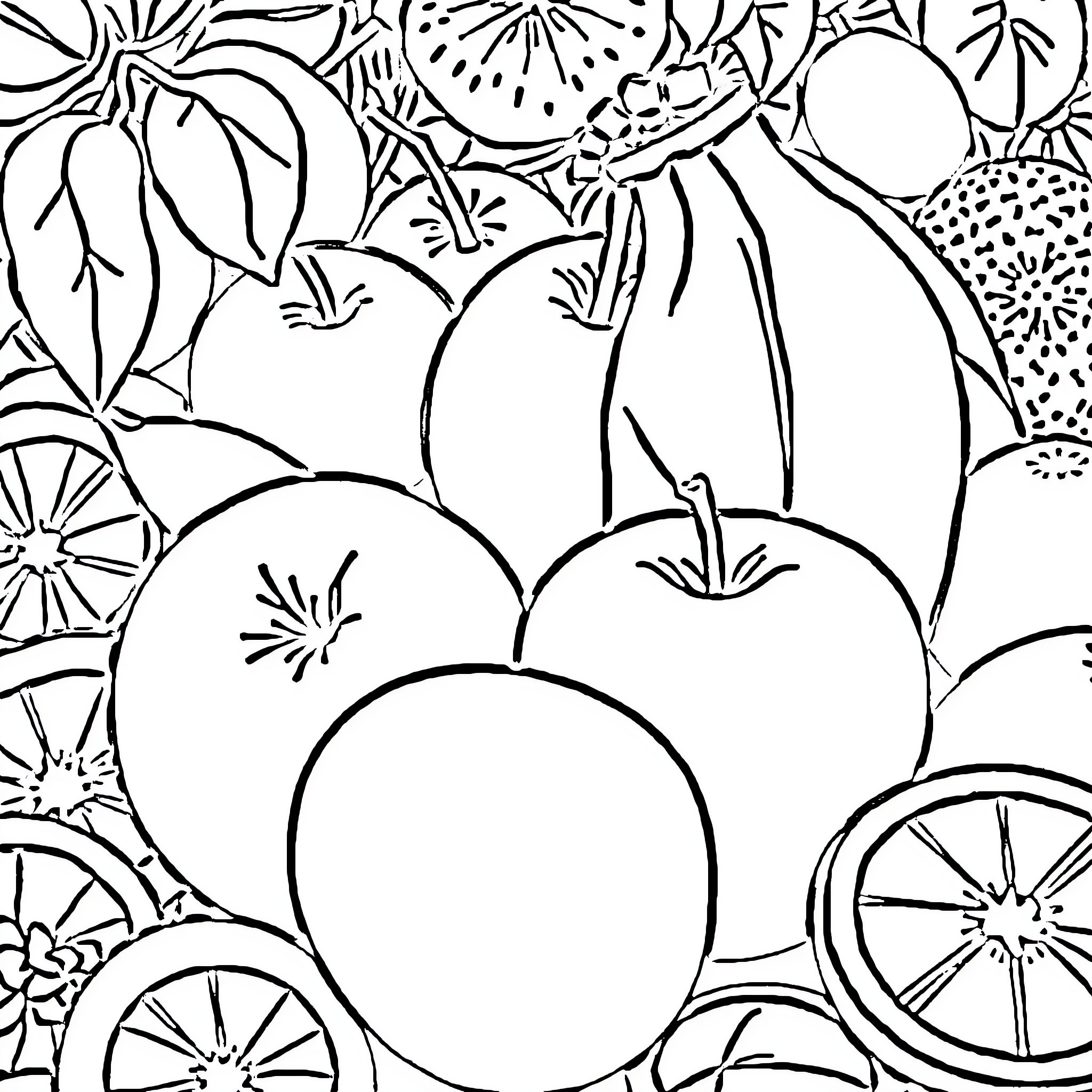 266 Best Fruit Coloring Pages (Free Printable PDFs)