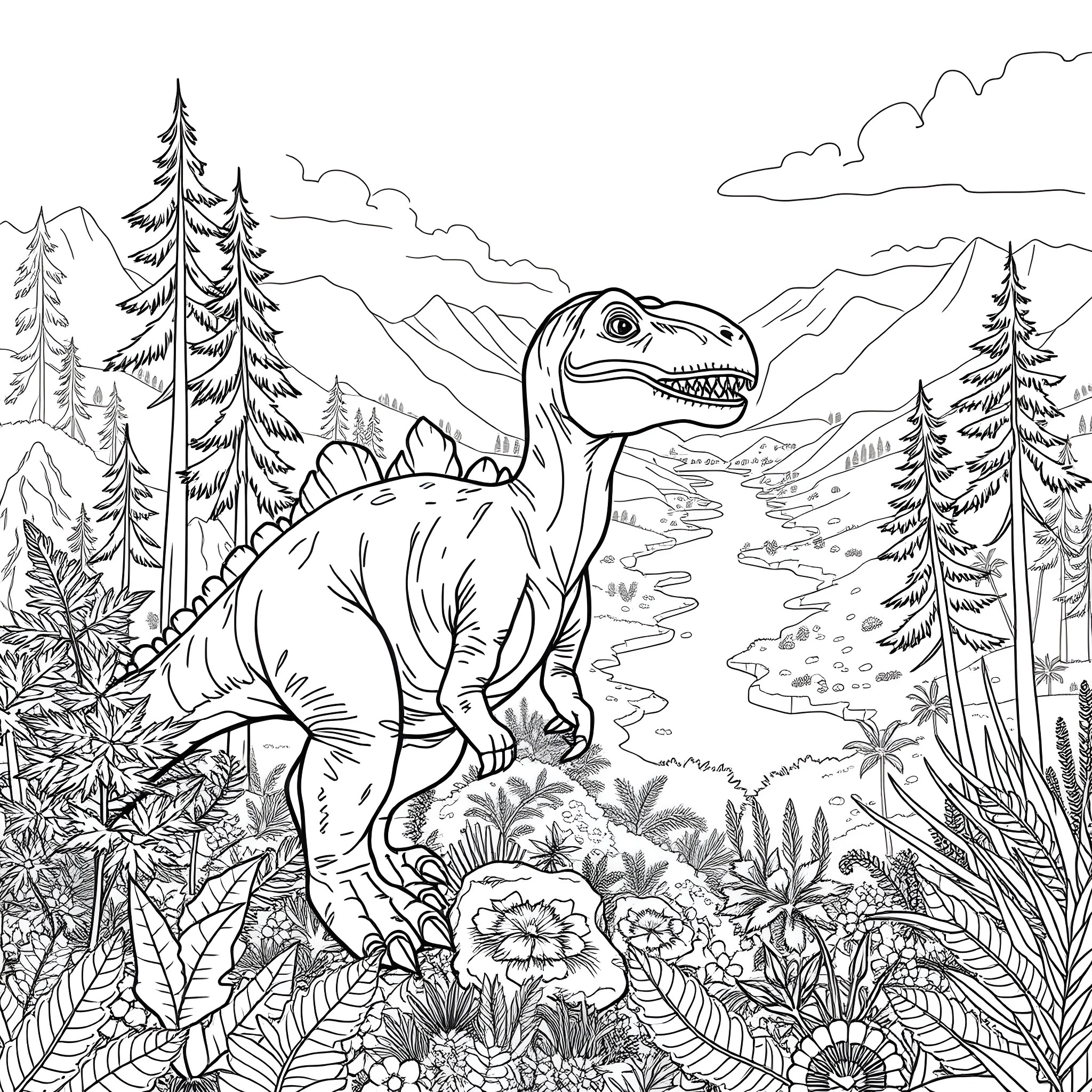 Best Tarbosaurus Coloring Pages (Free Printable PDF)