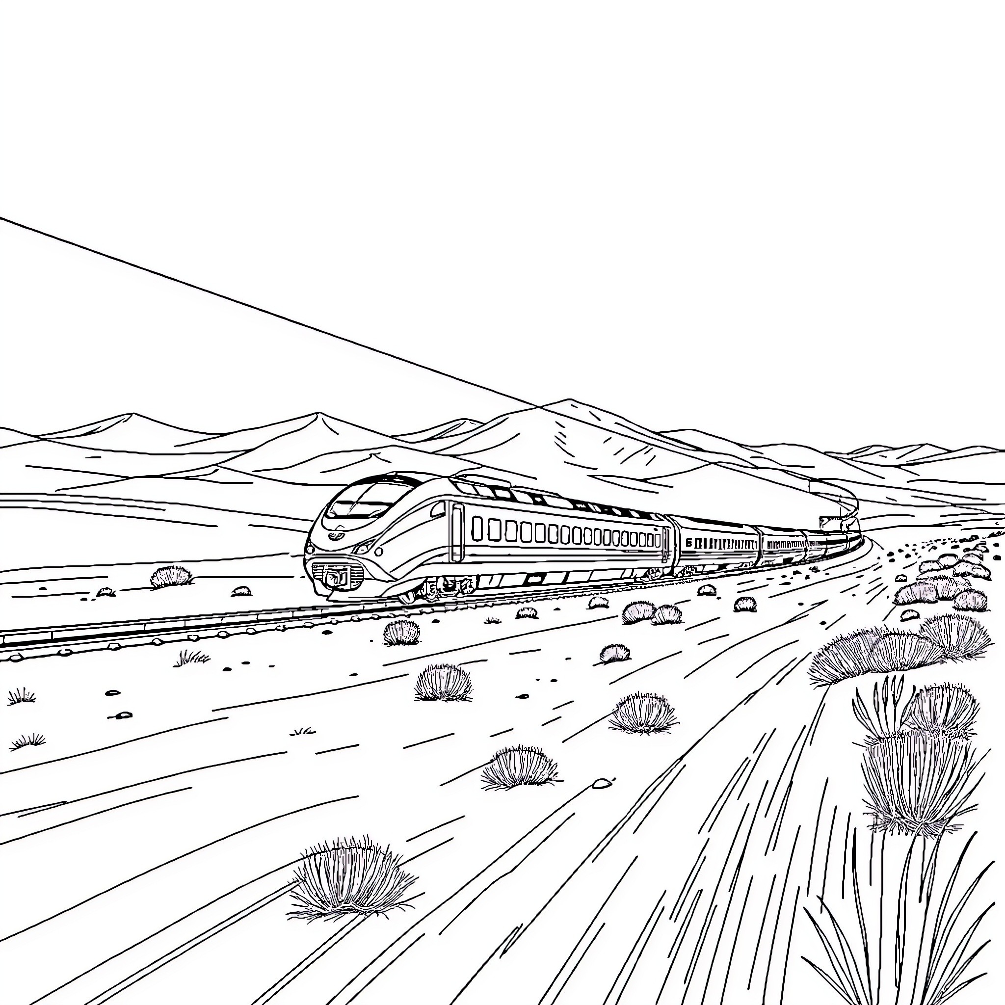 2 Best Shinkansen Coloring Pages (Free Printable PDFs)