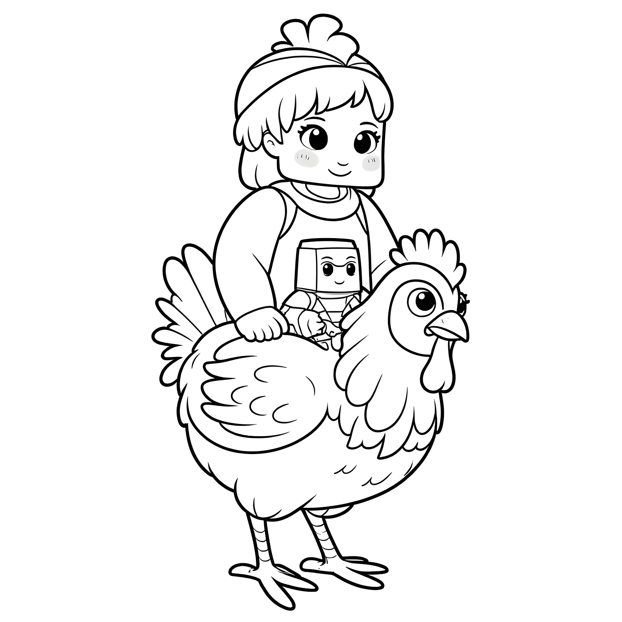 Best Chicken Jockey Coloring Pages (Free Printable PDF)