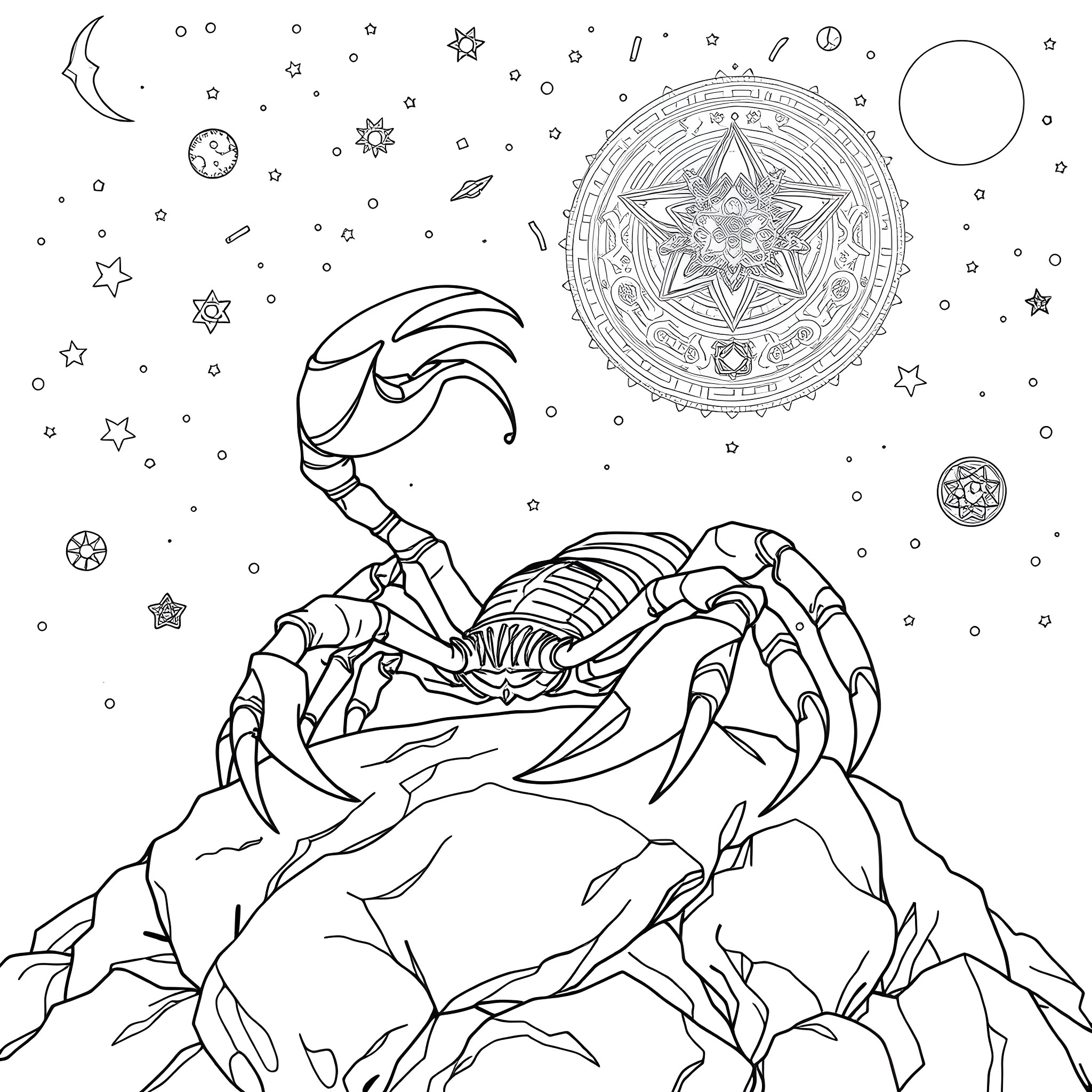 Best Scorpio Coloring Pages (Free Printable PDF)