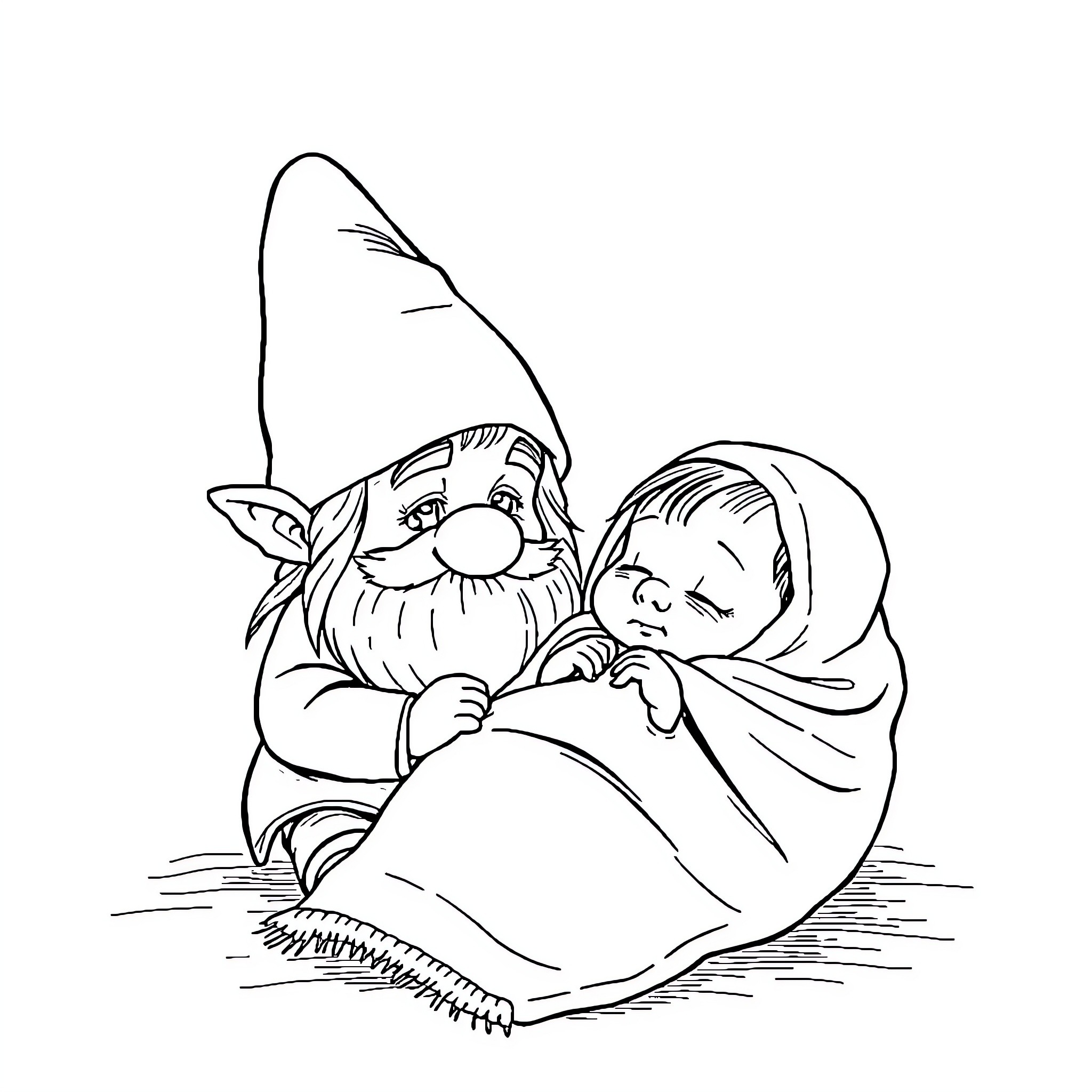135 Best Gnome Coloring Pages (Free Printable PDFs)