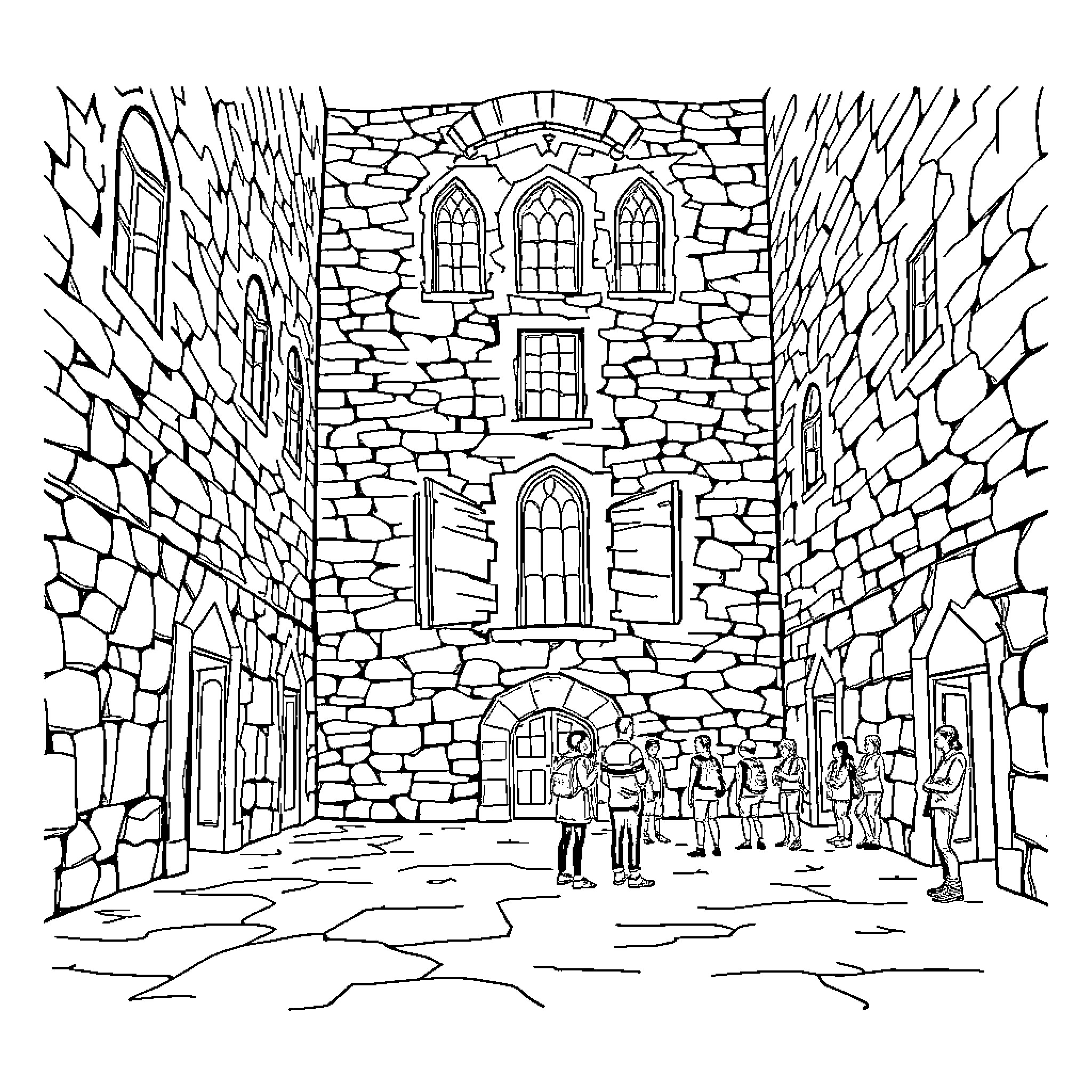 Best Building Coloring Pages (Free Printable PDF)