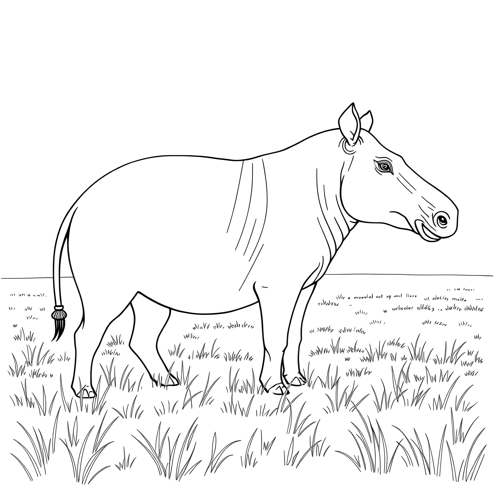 Best Tapir Coloring Pages (Free Printable PDF)