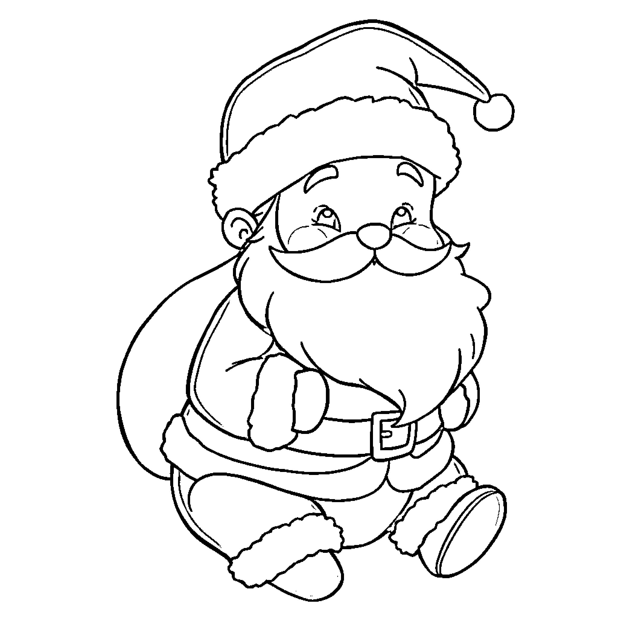 Best Baby Santa Claus Coloring Pages (Free Printable PDF)