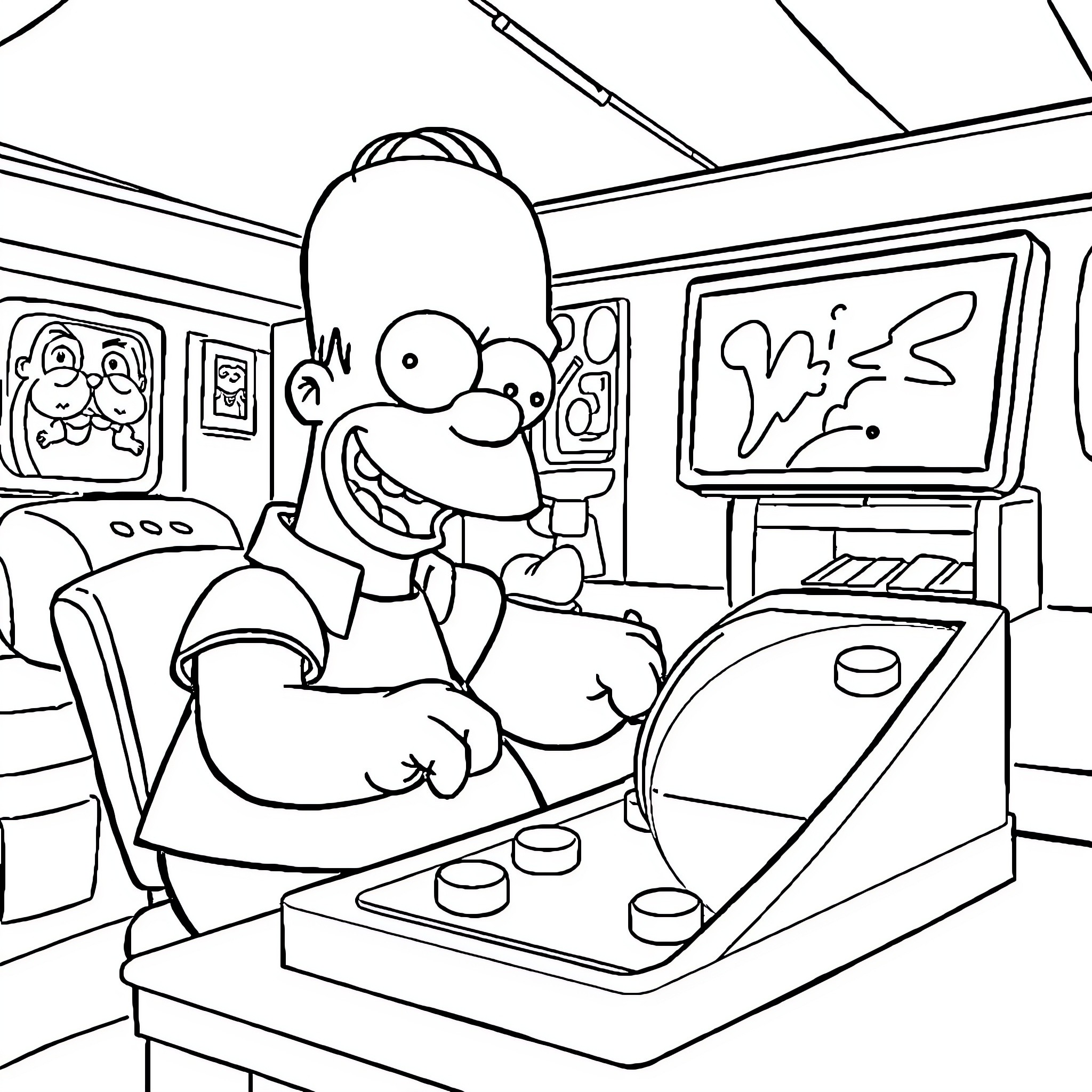 Best Homer Coloring Pages (Free Printable PDF)