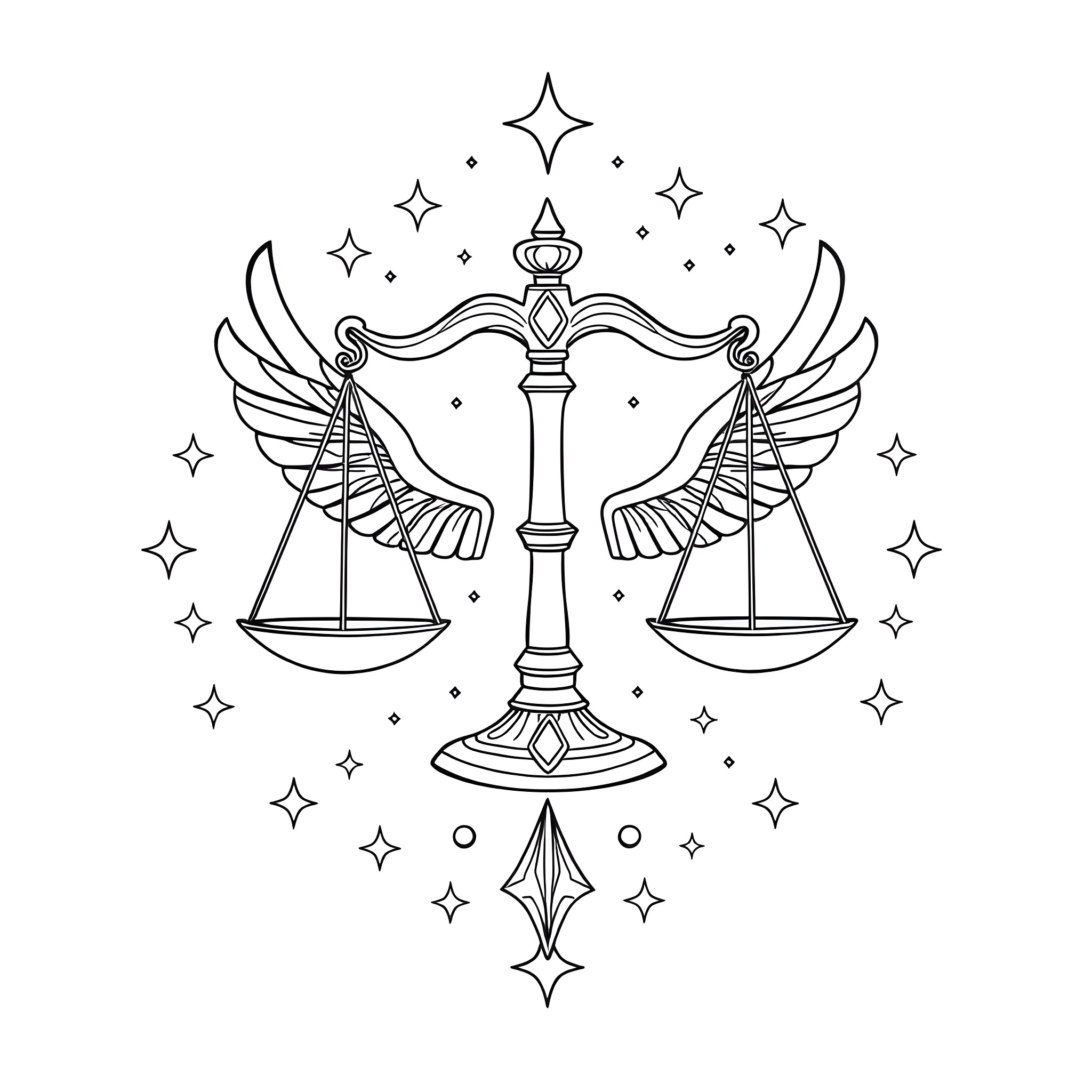 Best Libra Coloring Pages (Free Printable PDF)
