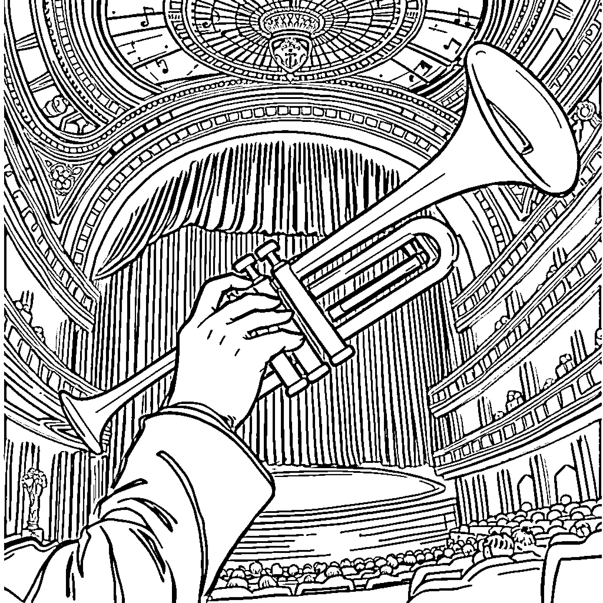 Best Trumpet Coloring Pages (Free Printable PDF)