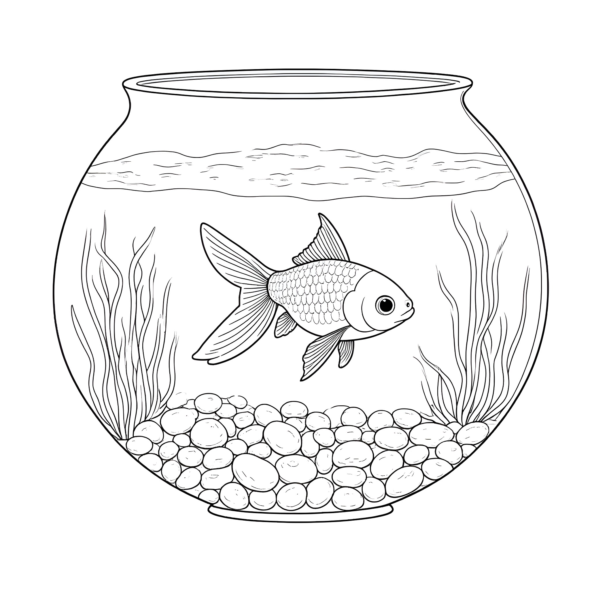 1 Best Goldfish Coloring Pages (Free Printable PDFs)
