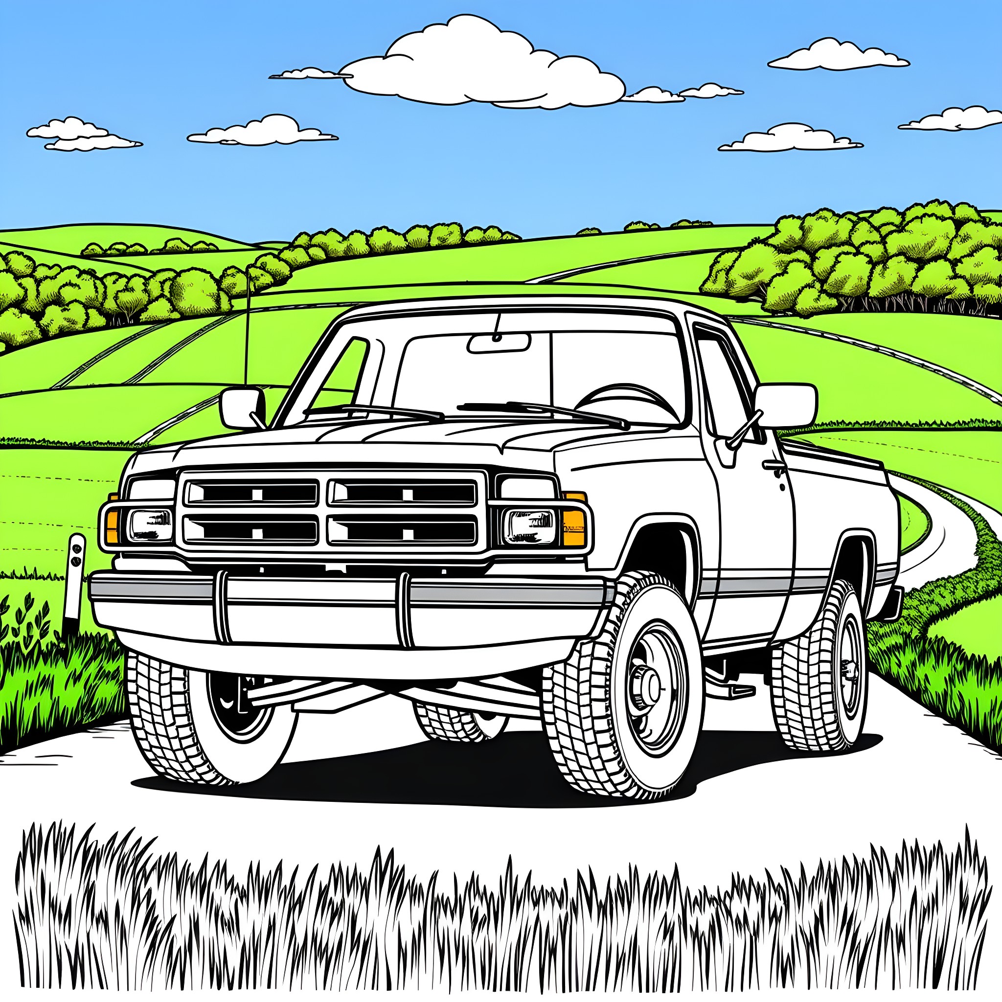 Best Dodge Ram Coloring Pages (Free Printable PDF)