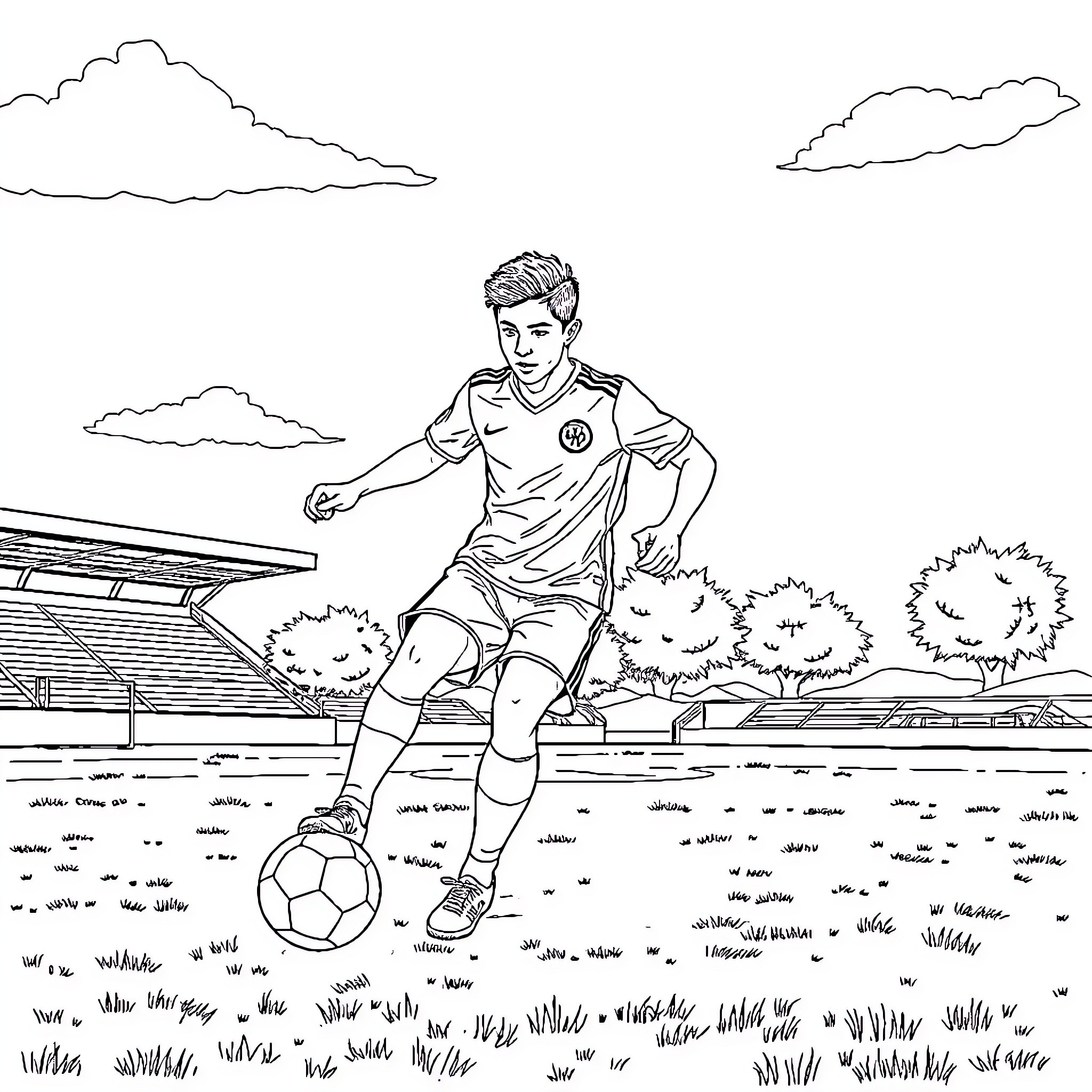 Best Lamine Yamal Coloring Pages (Free Printable PDF)