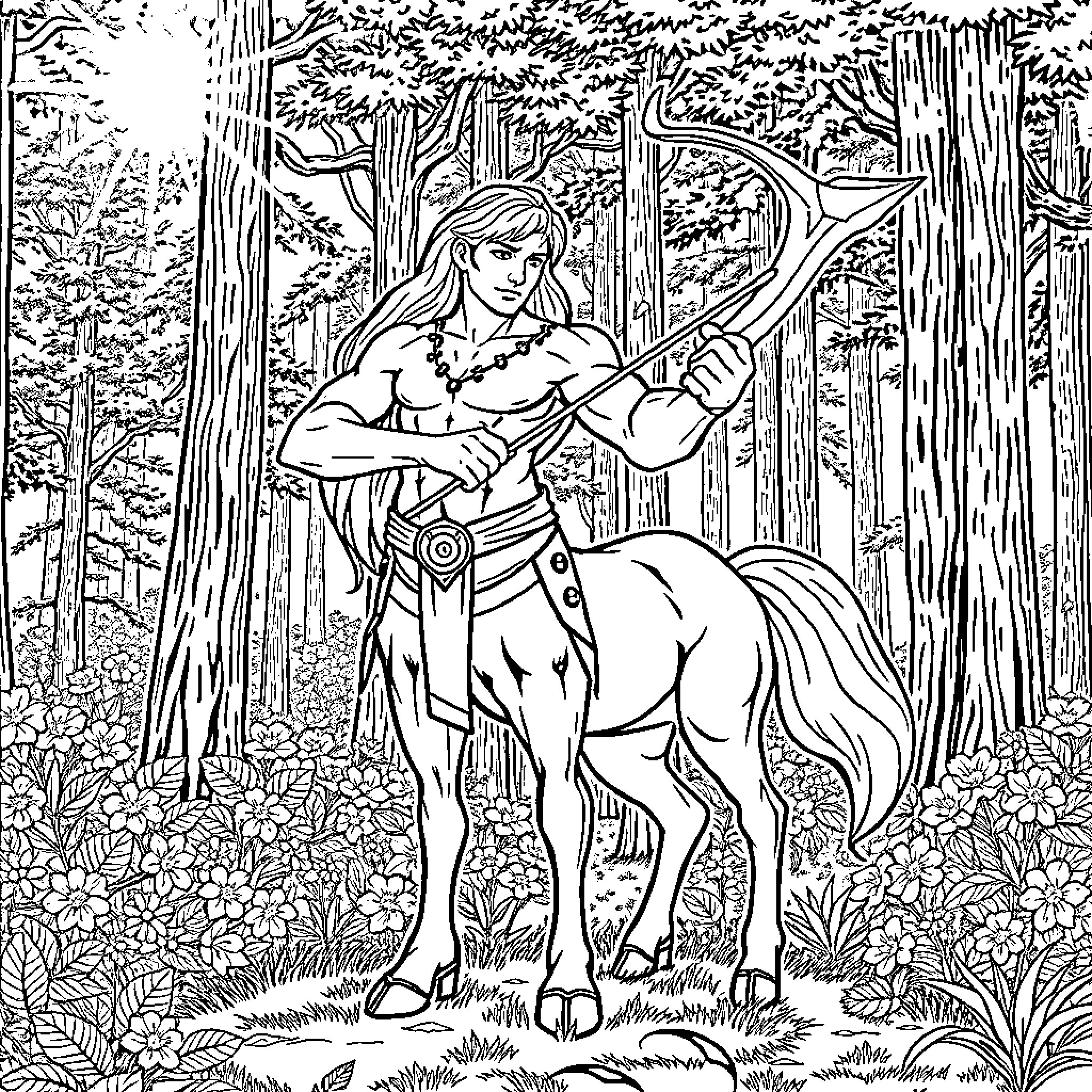 Best Centaur Coloring Pages (Free Printable PDF)