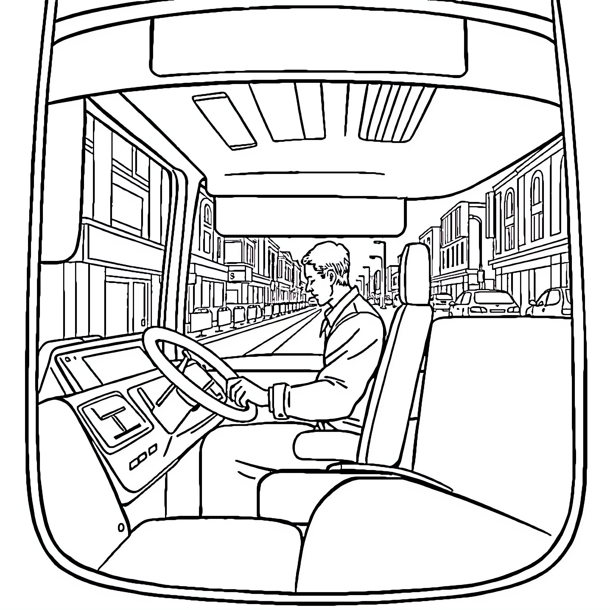 3 Best Bus Driver Coloring Pages (Free Printable PDFs)
