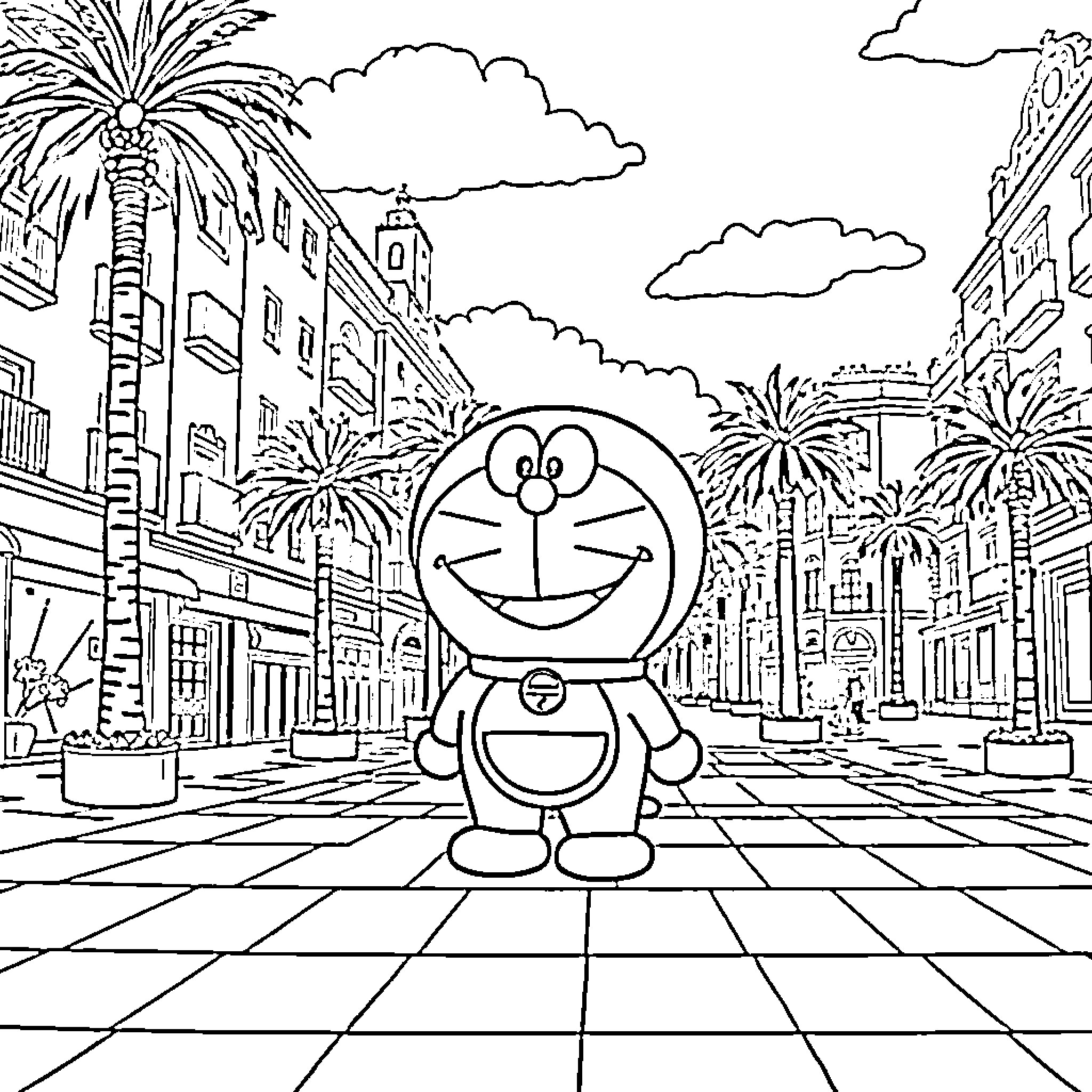 Best Doraemon Coloring Pages (Free Printable PDF)