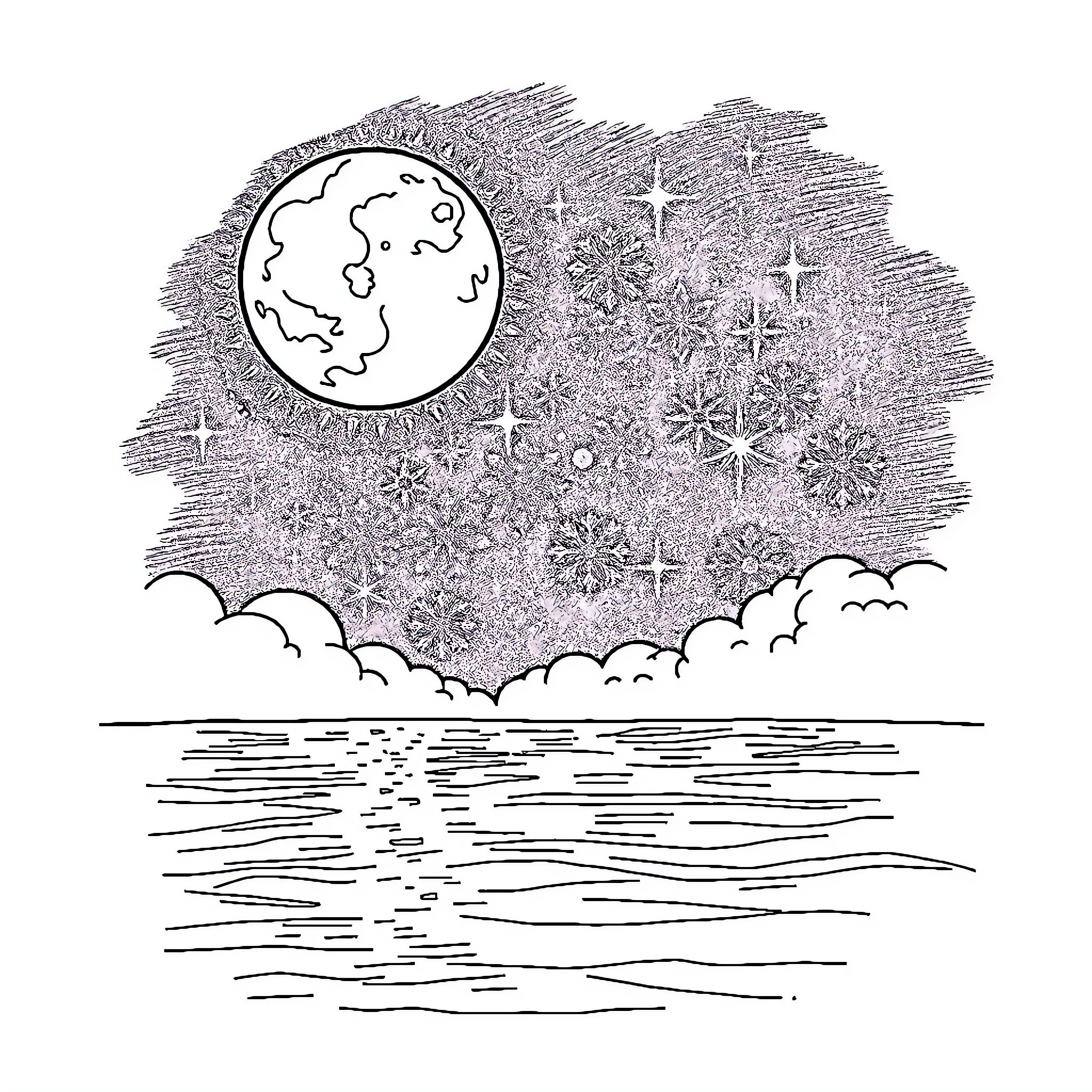 Best Lune Coloring Pages (Free Printable PDF)