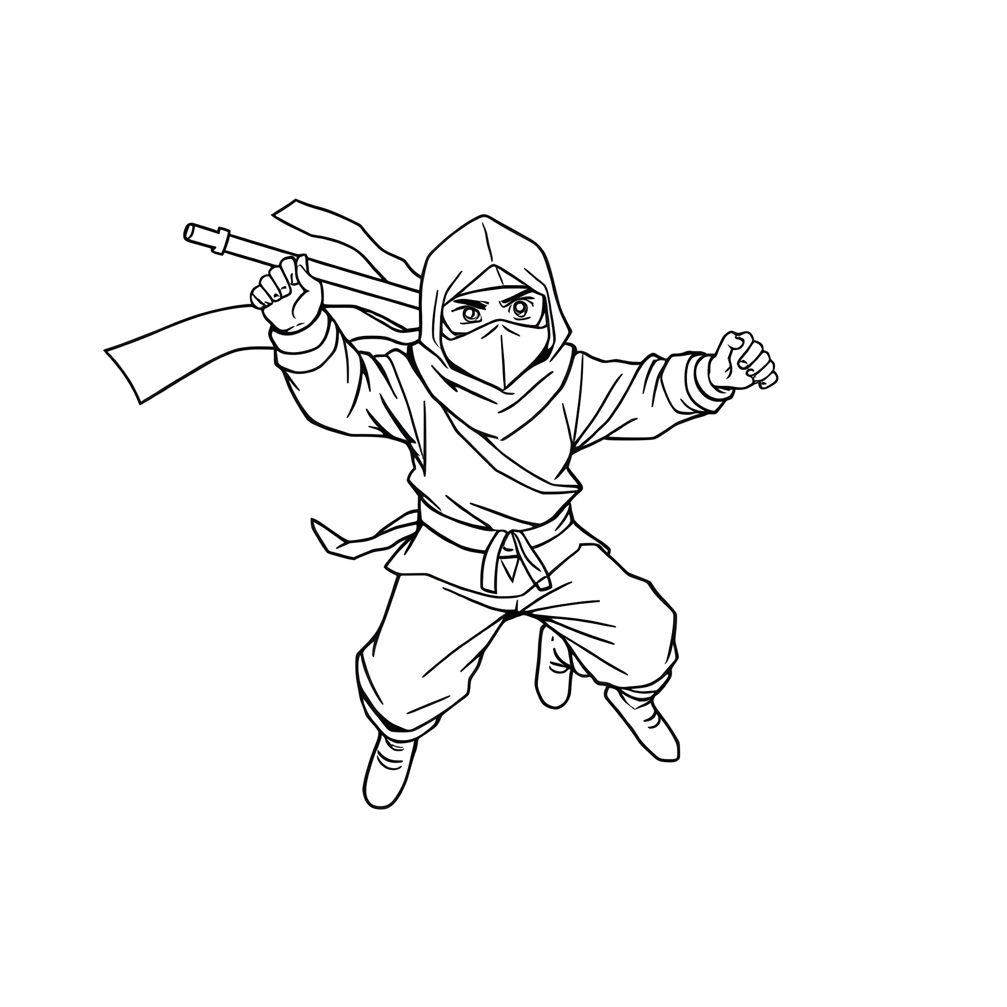 Best Ninja Coloring Pages (Free Printable PDF)