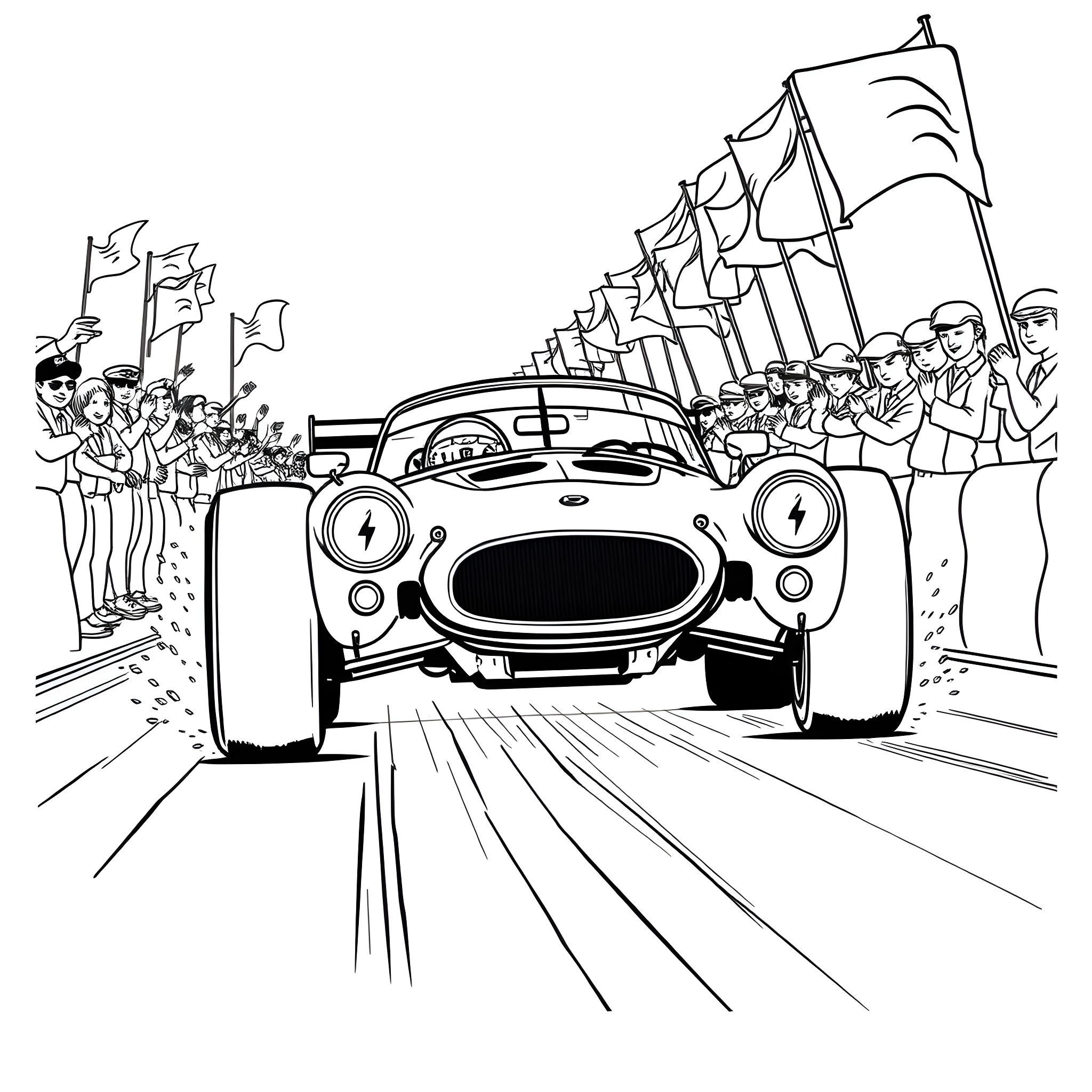 Best Race Car Coloring Pages (Free Printable PDF)