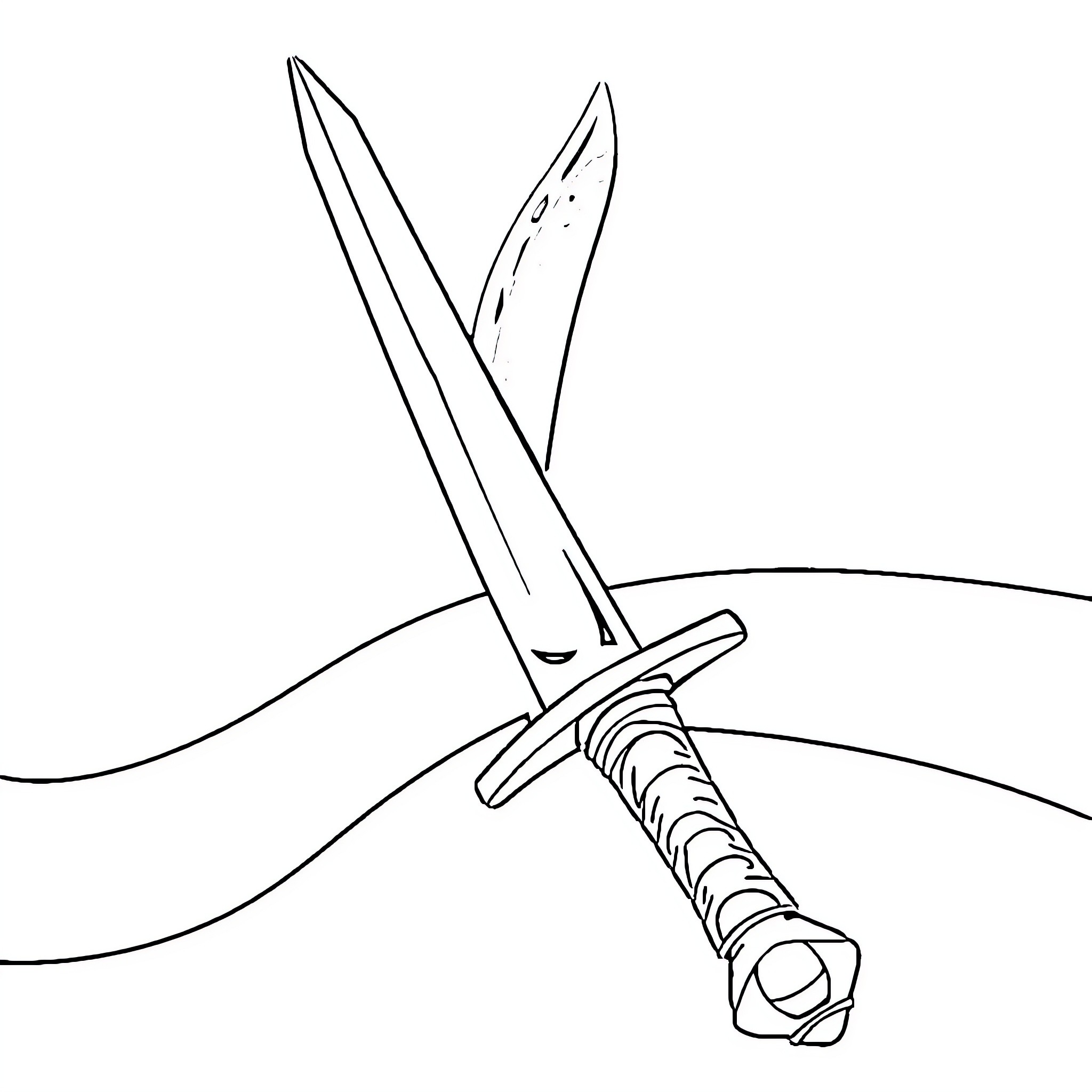 Best Sword Coloring Pages (Free Printable PDF)
