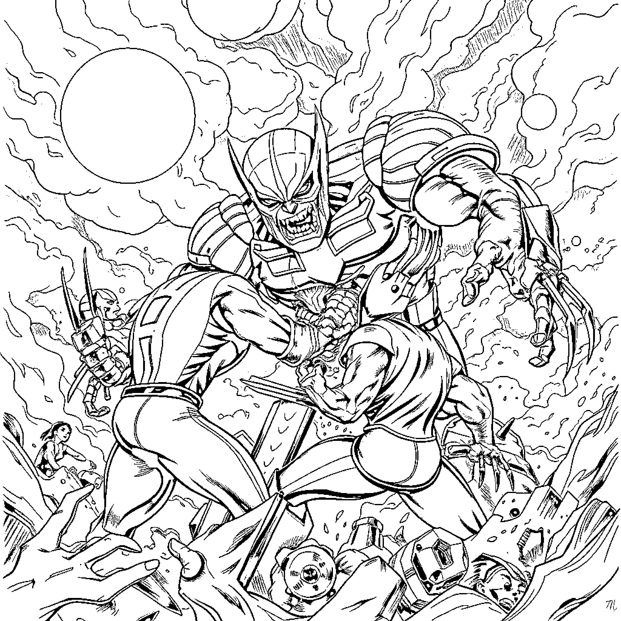 Best Wolverine Coloring Pages (Free Printable PDF)