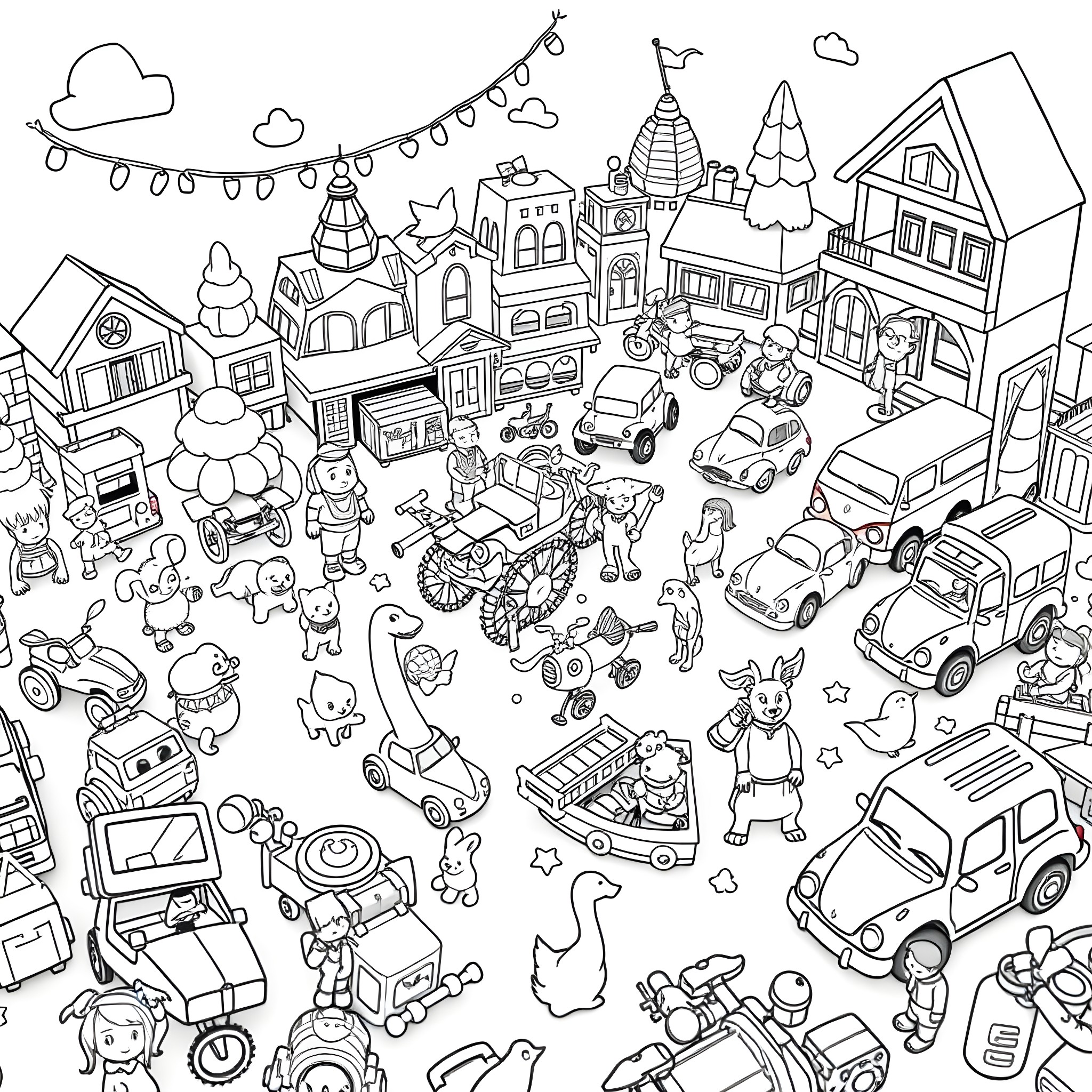 6 Best Mini Toy Coloring Pages (Free Printable PDFs)