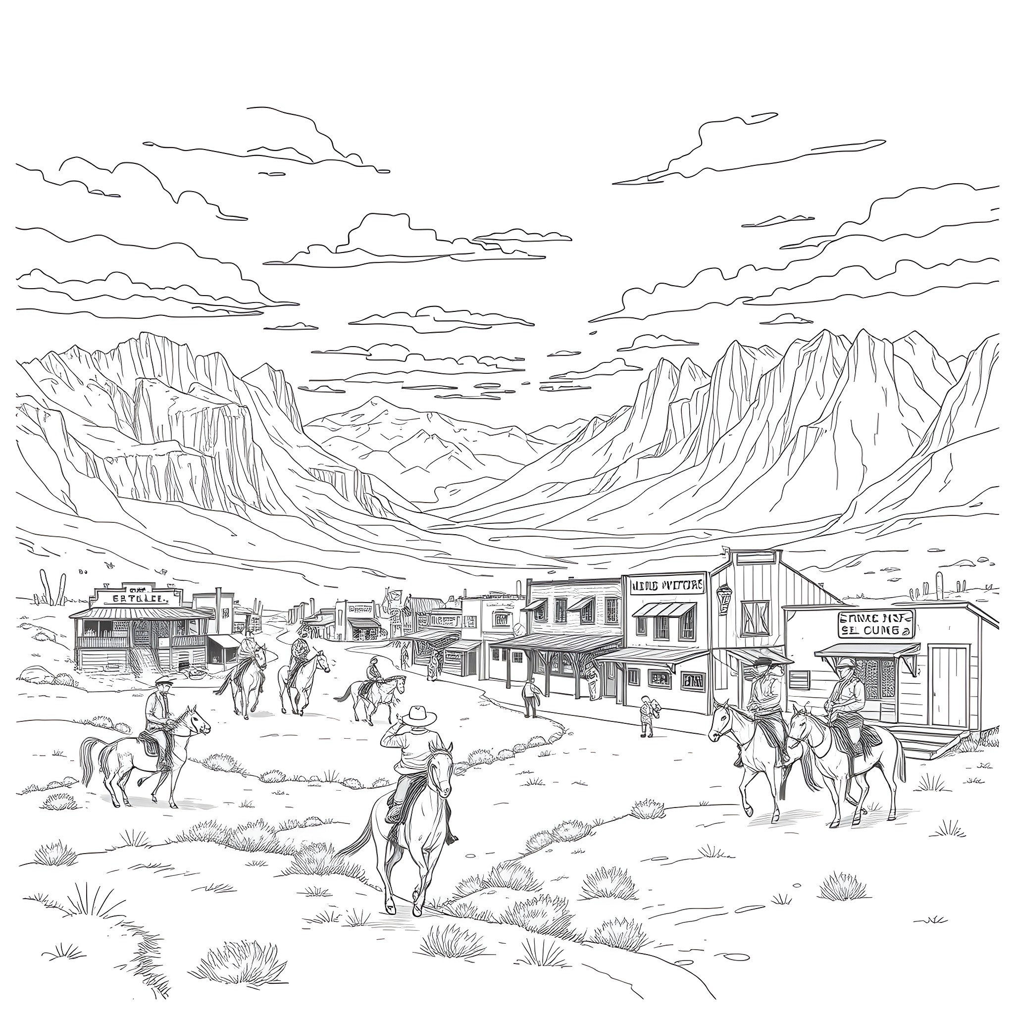 Best Red Dead Redemption Coloring Pages (Free Printable PDF)