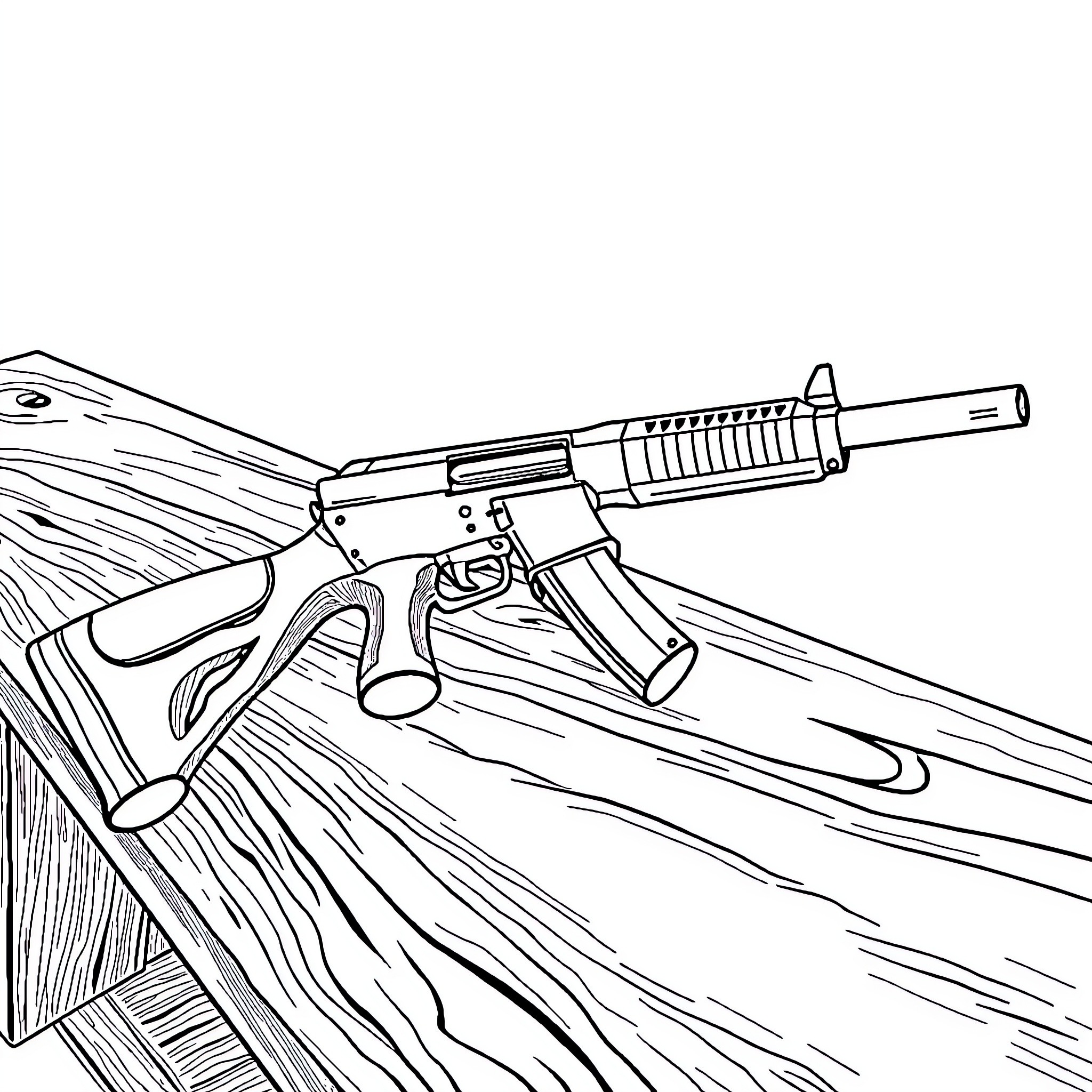 Best Gun Coloring Pages (Free Printable PDF)