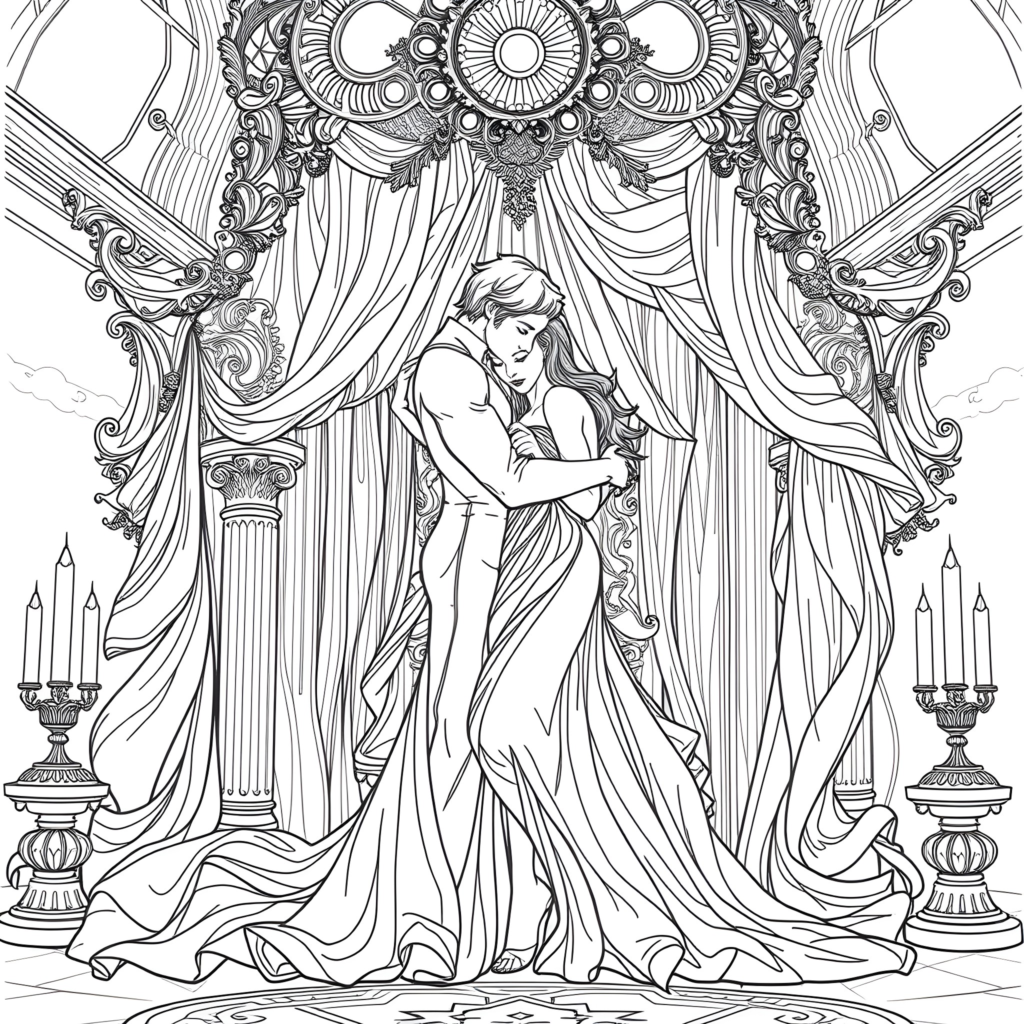 Best Baroque Coloring Pages (Free Printable PDF)