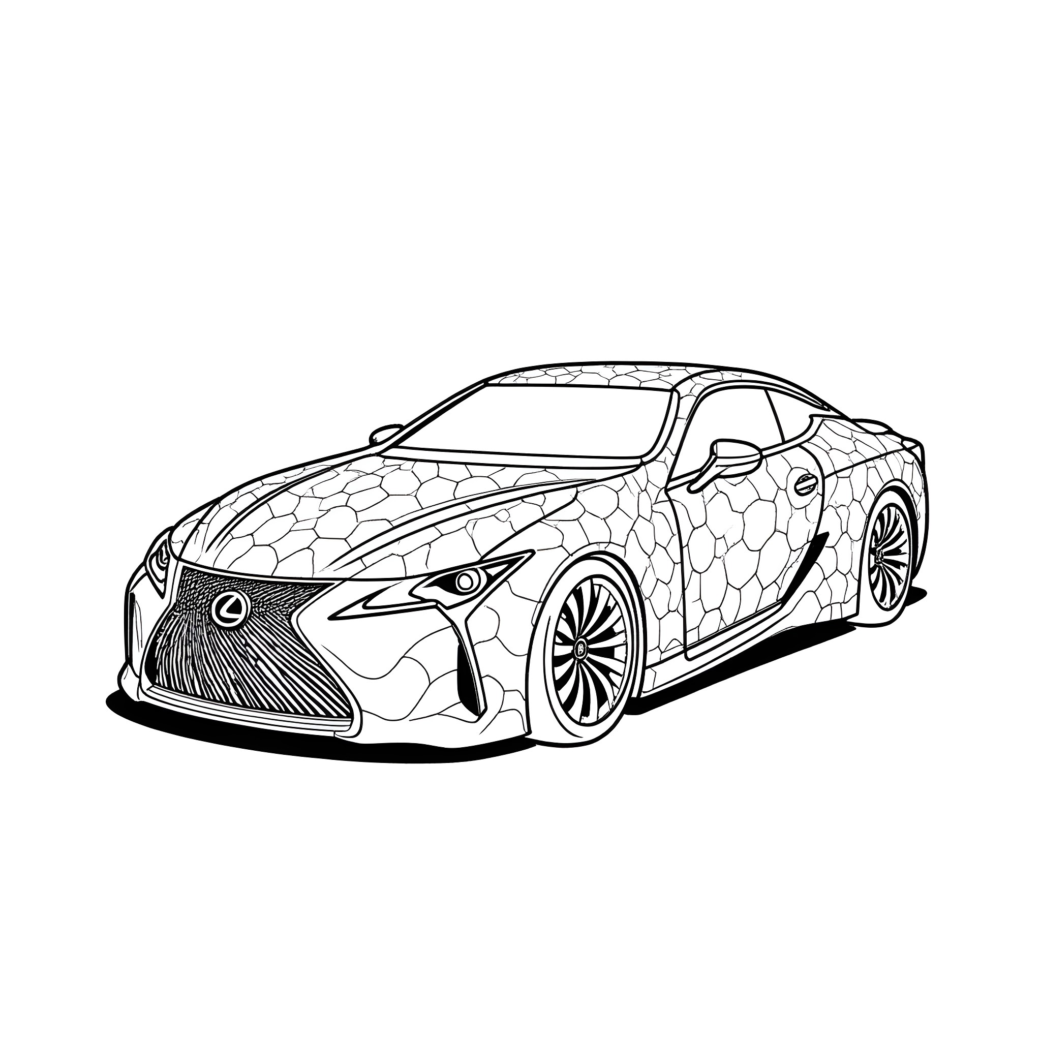 9 Best Lexus Coloring Pages (Free Printable PDFs)