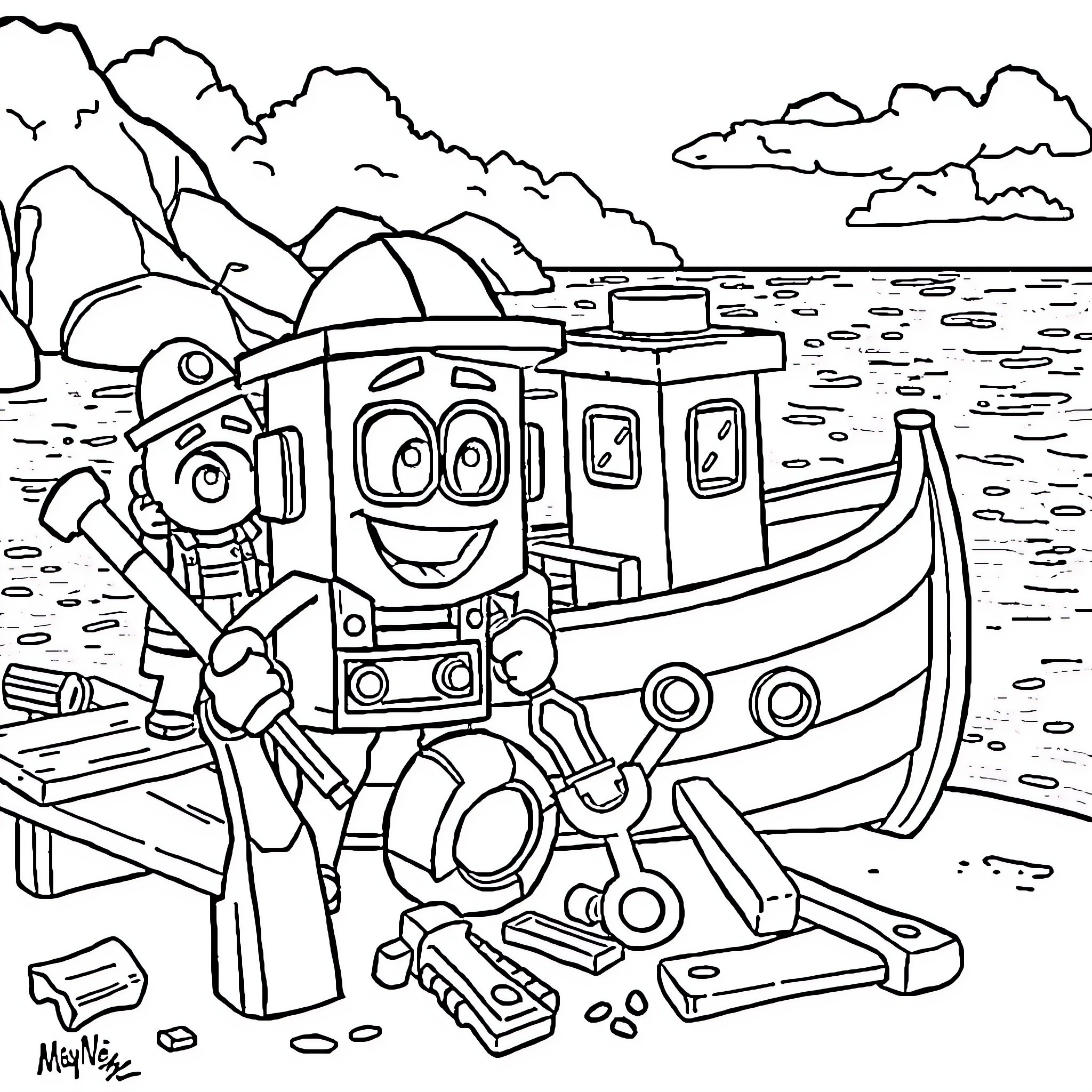 Best Rubble Coloring Pages (Free Printable PDF)