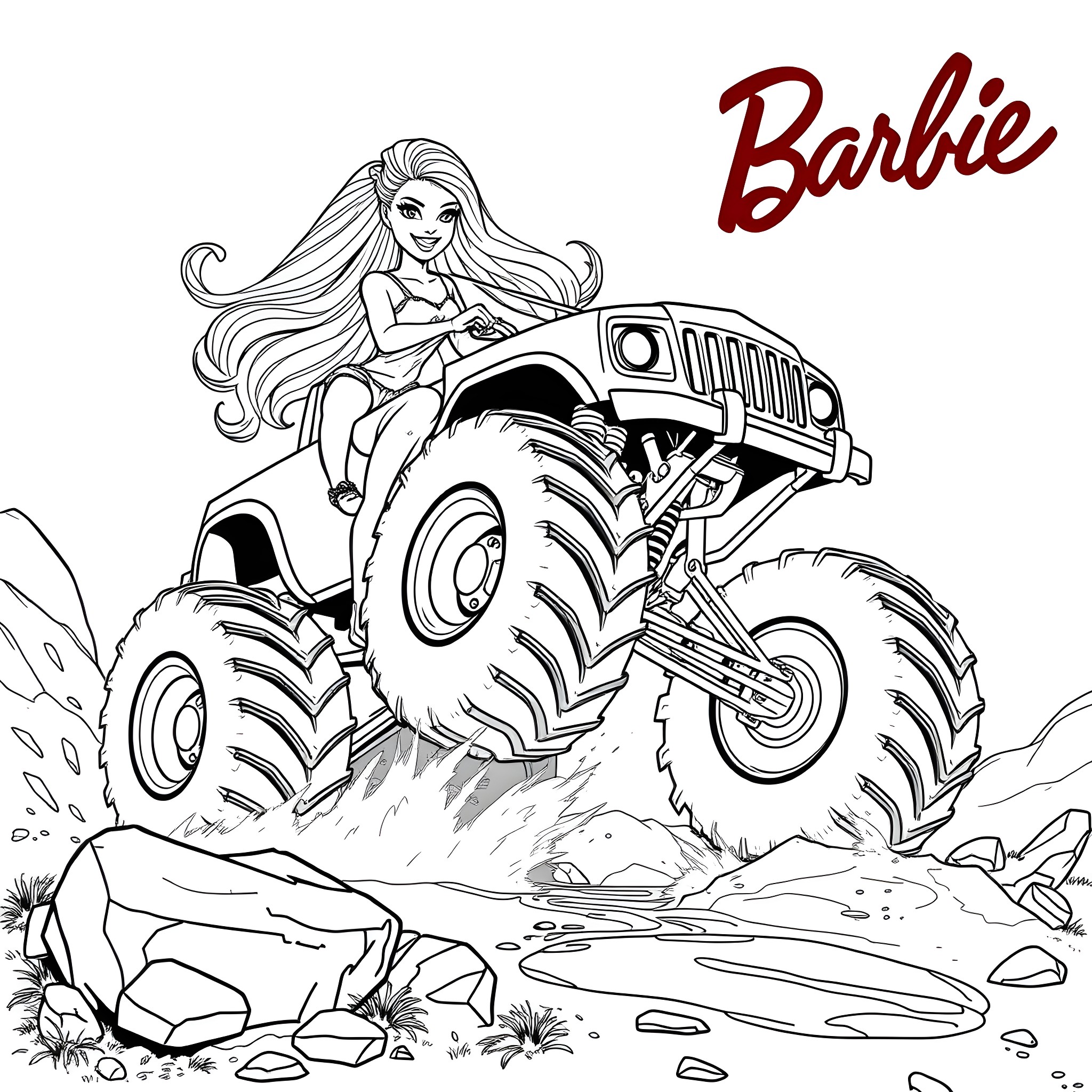 344 Best Barbie Coloring Pages (Free Printable PDFs)