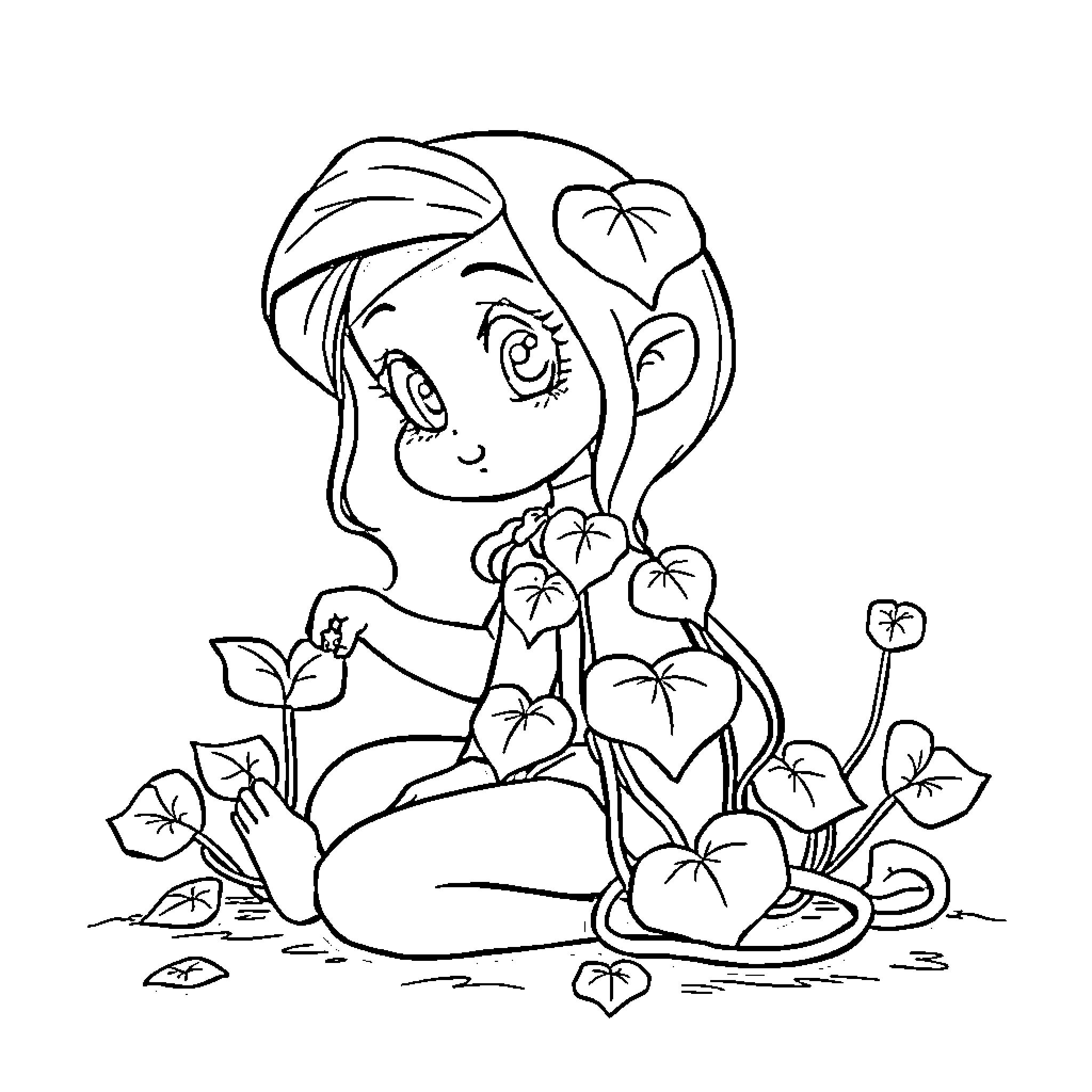 Best Ivy Coloring Pages (Free Printable PDF)