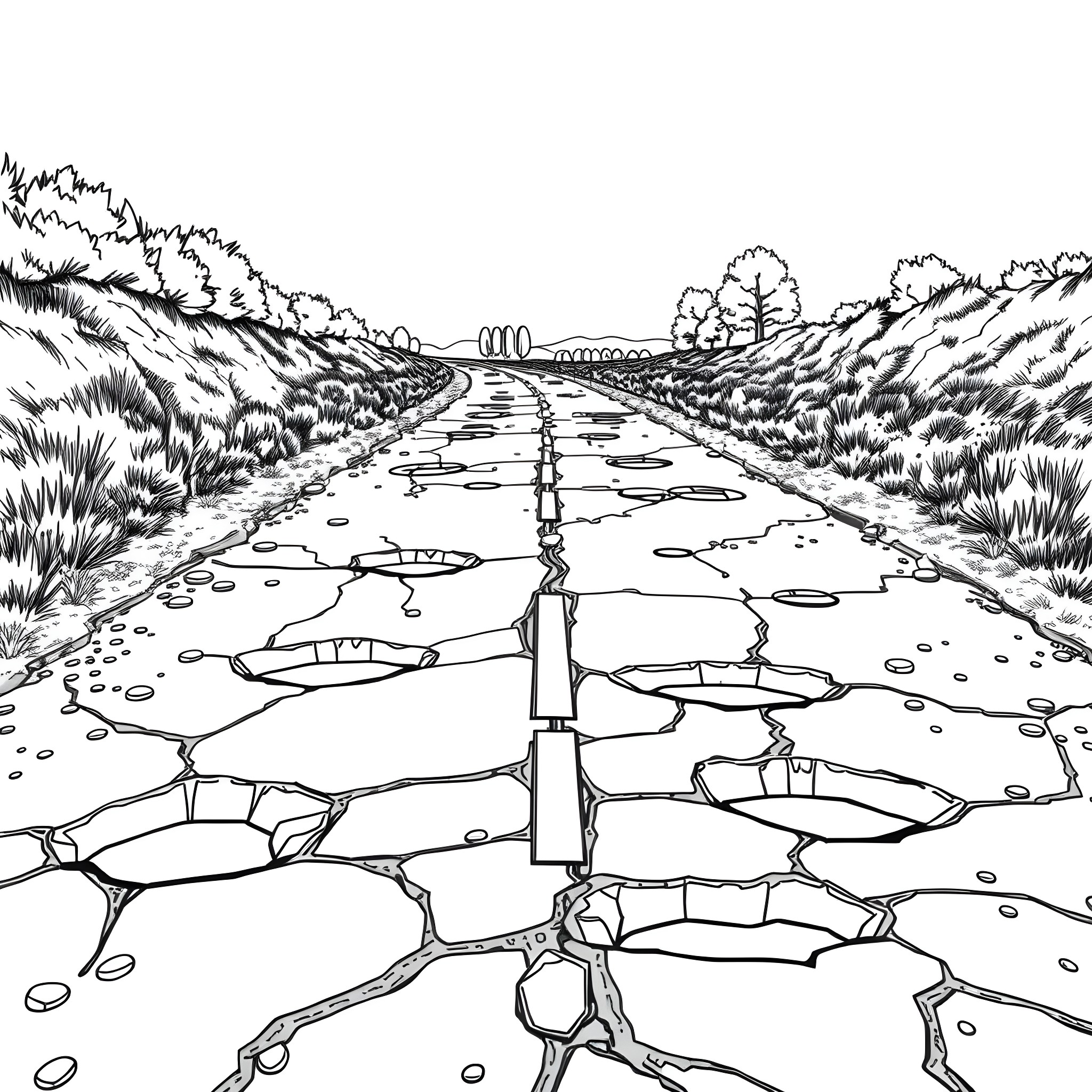 10 Best Pothole Coloring Pages (Free Printable PDFs)