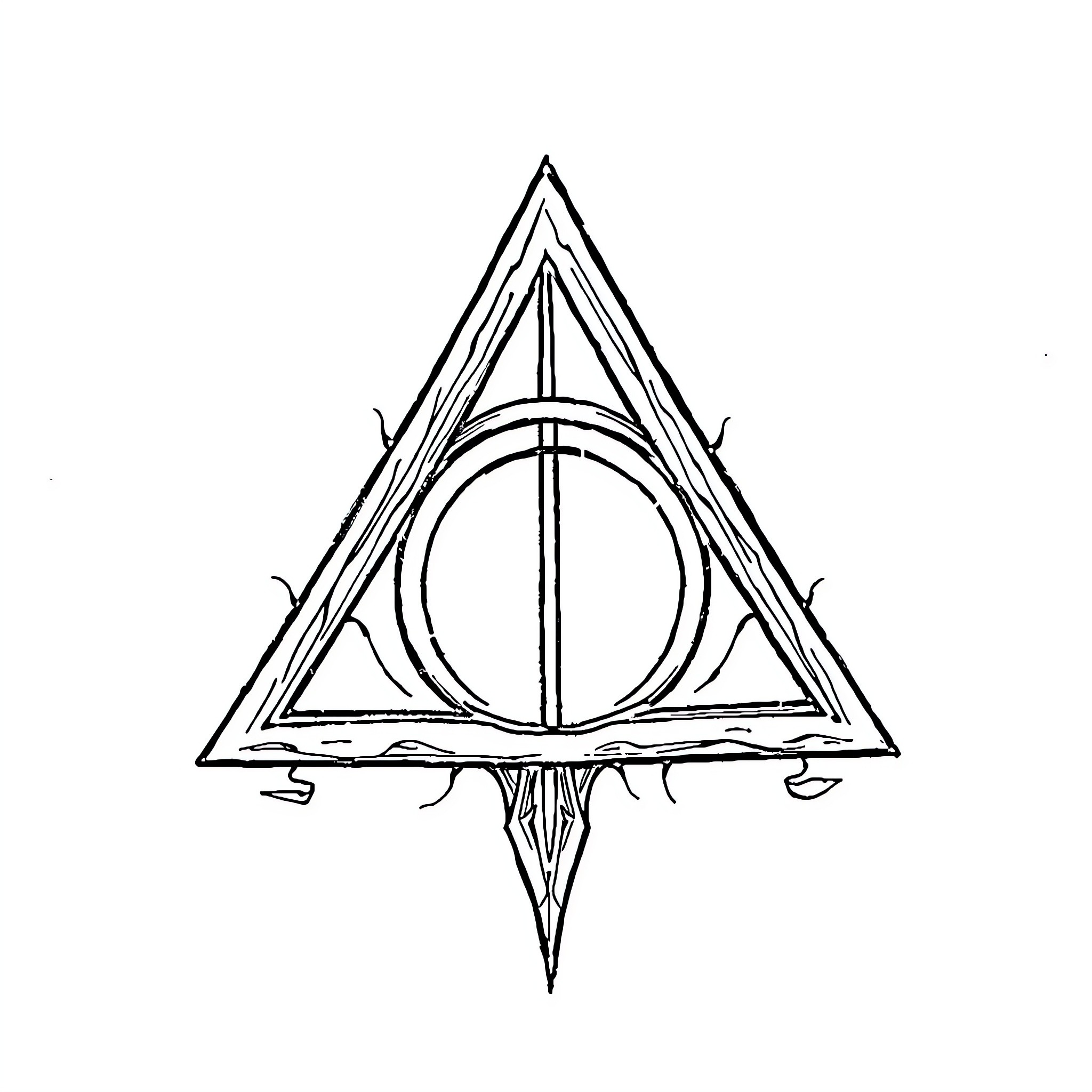 Best Deathly Hallows Coloring Pages (Free Printable PDF)