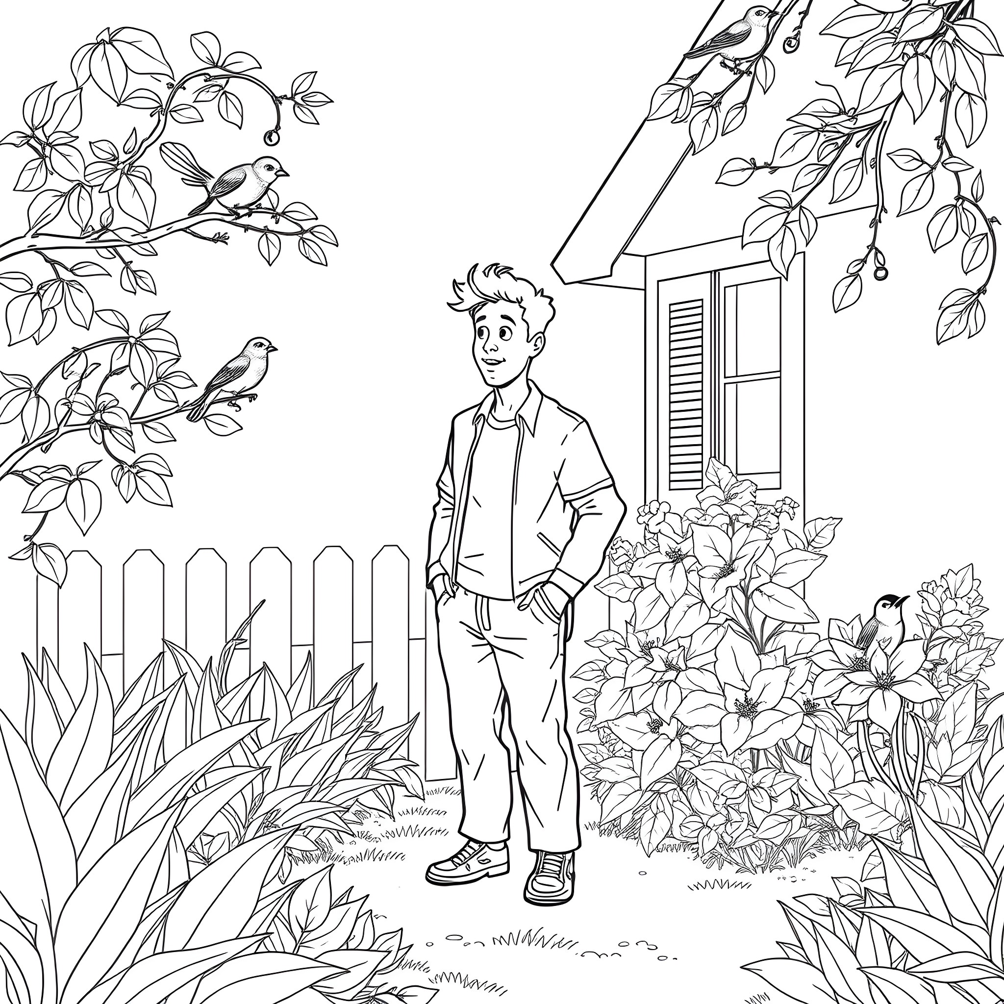 Best Neighbor Coloring Pages (Free Printable PDF)