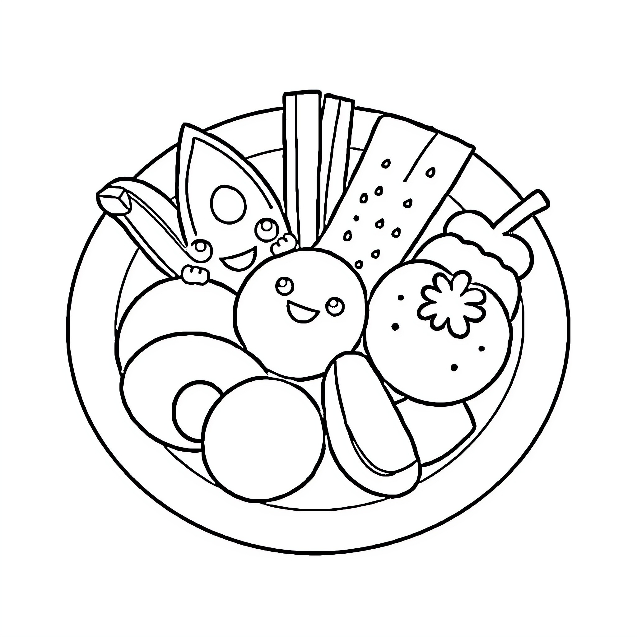 Best Food Coloring Pages (Free Printable PDF)