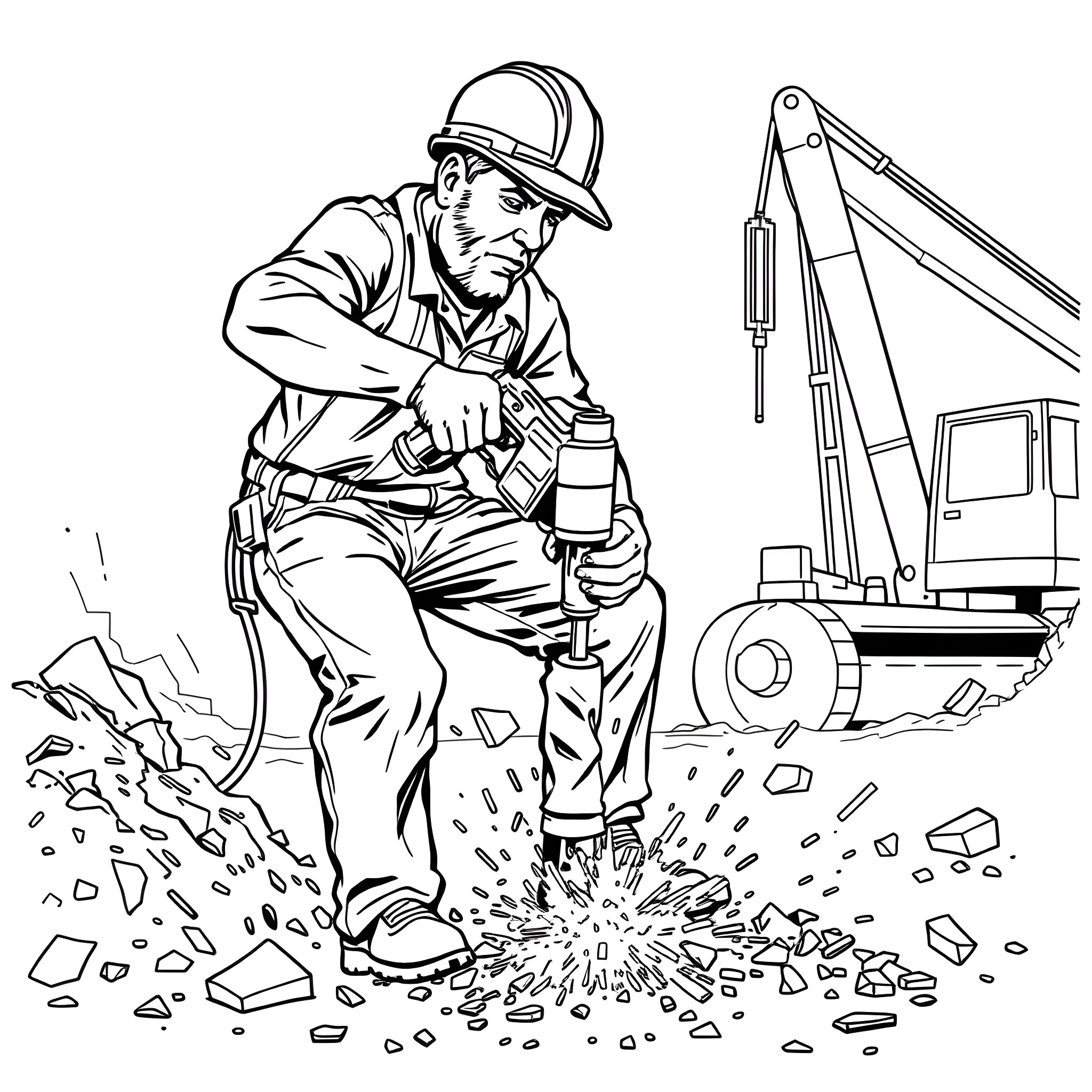 Best Worker Coloring Pages (Free Printable PDF)