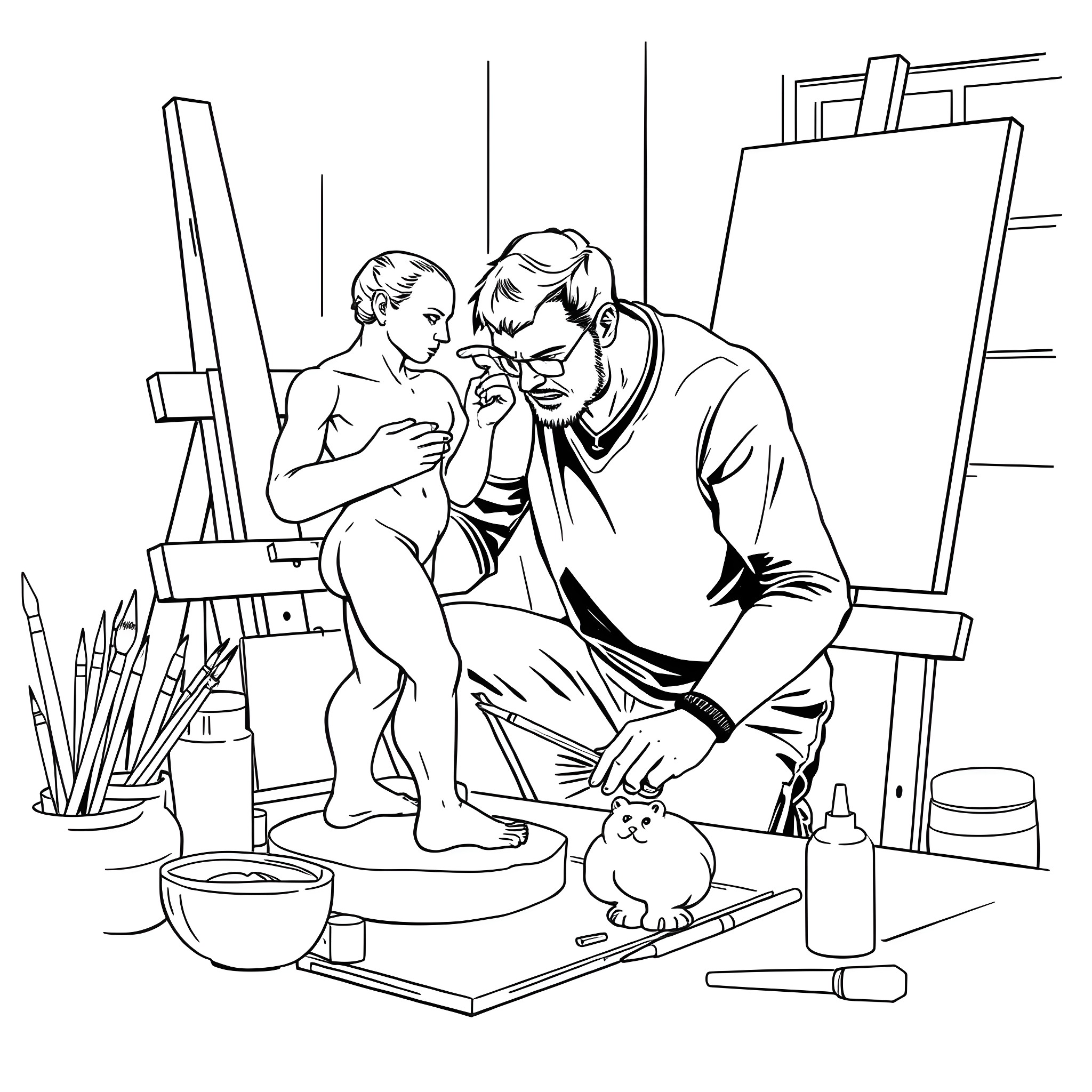 Best Male Coloring Pages (Free Printable PDF)