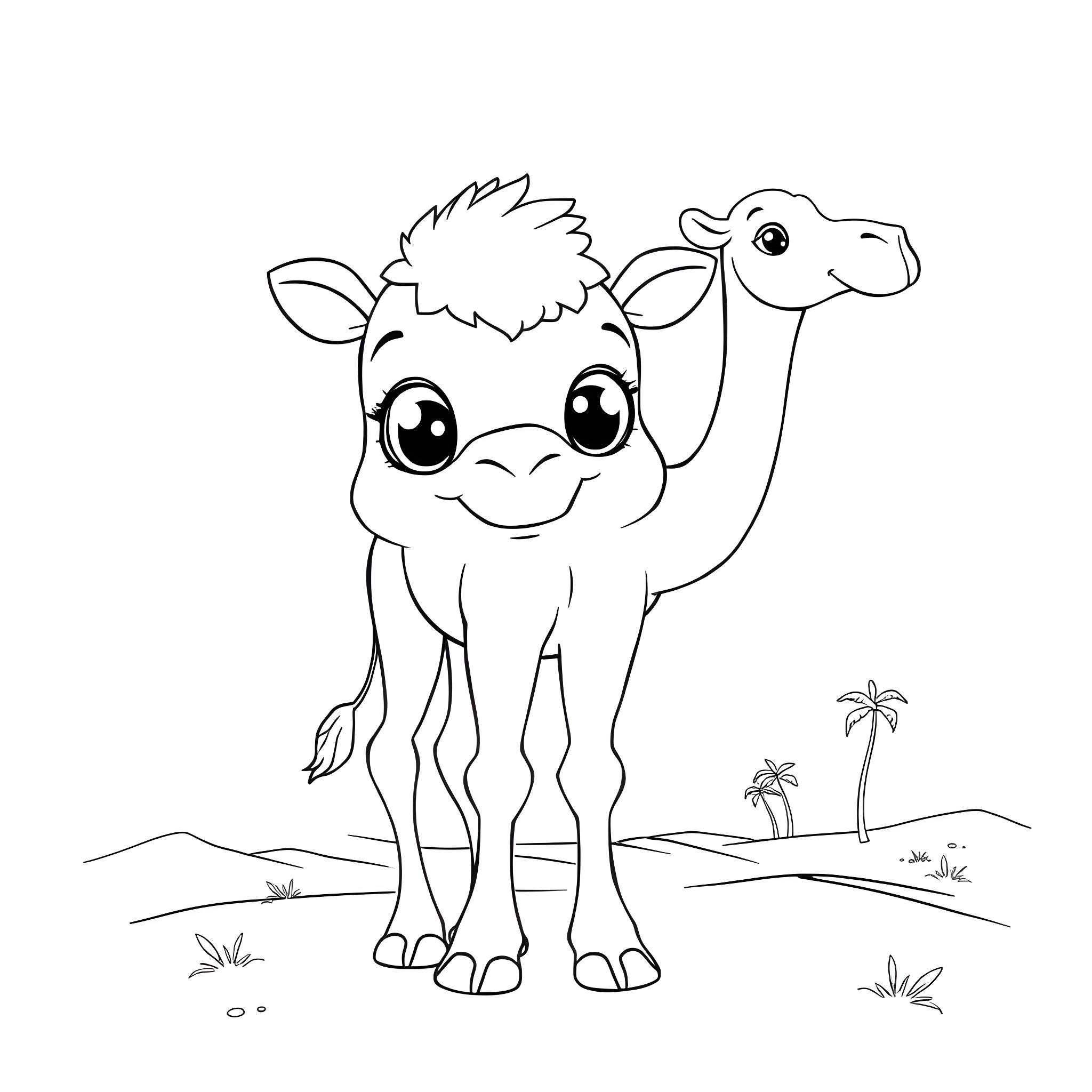 17 Best Camel Coloring Pages (Free Printable PDFs)