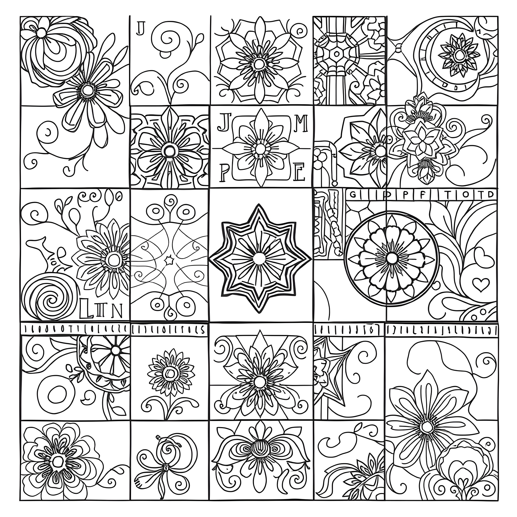 120 Best Patchwork Coloring Pages (Free Printable PDFs)