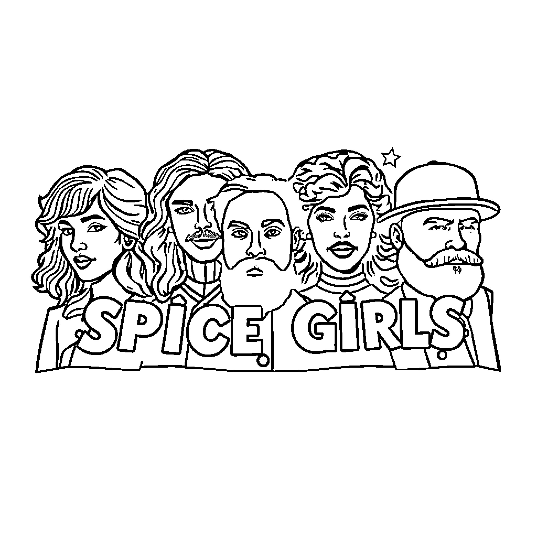Best Spice Girls Coloring Pages (Free Printable PDF)