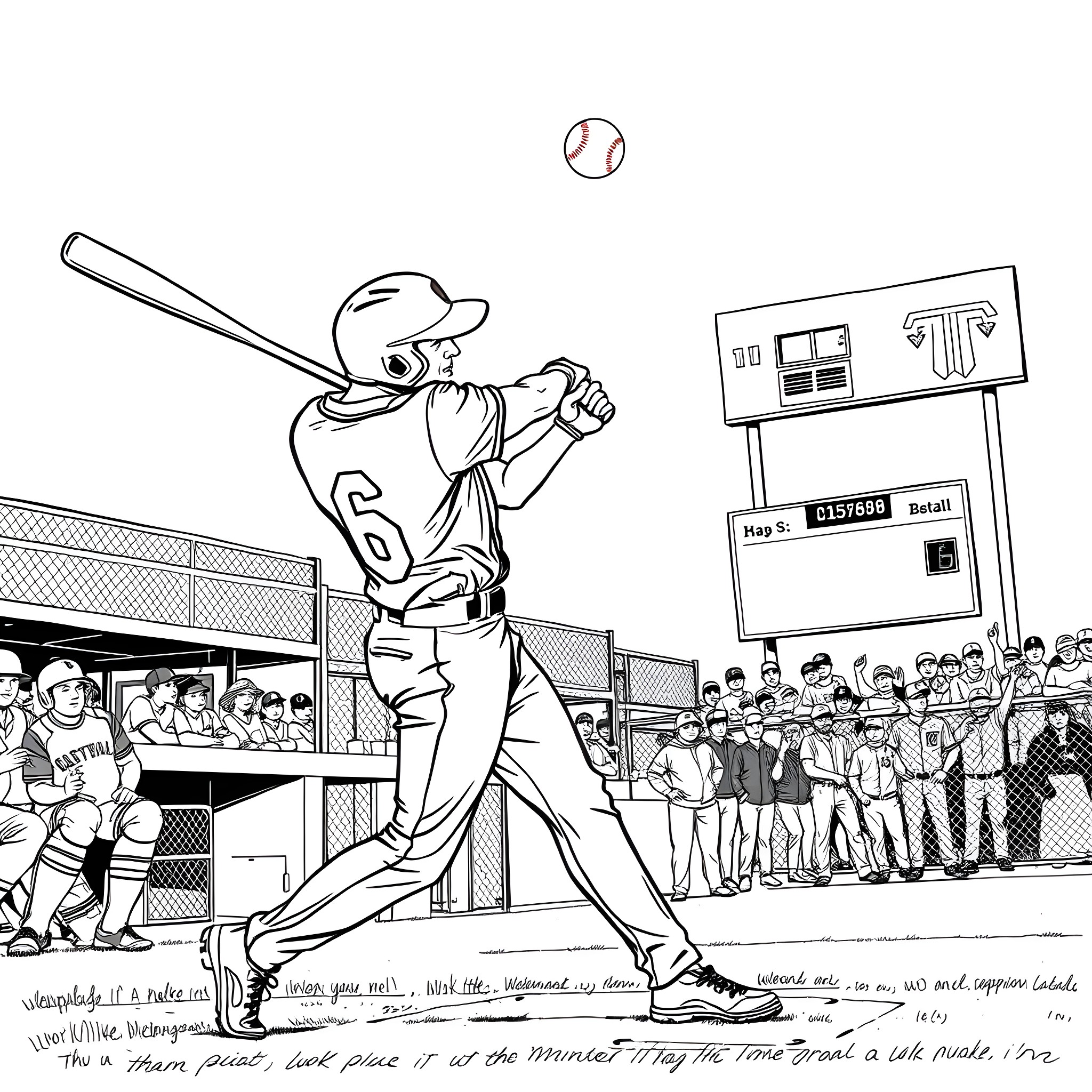 73 Best Baseball Coloring Pages (Free Printable PDFs)