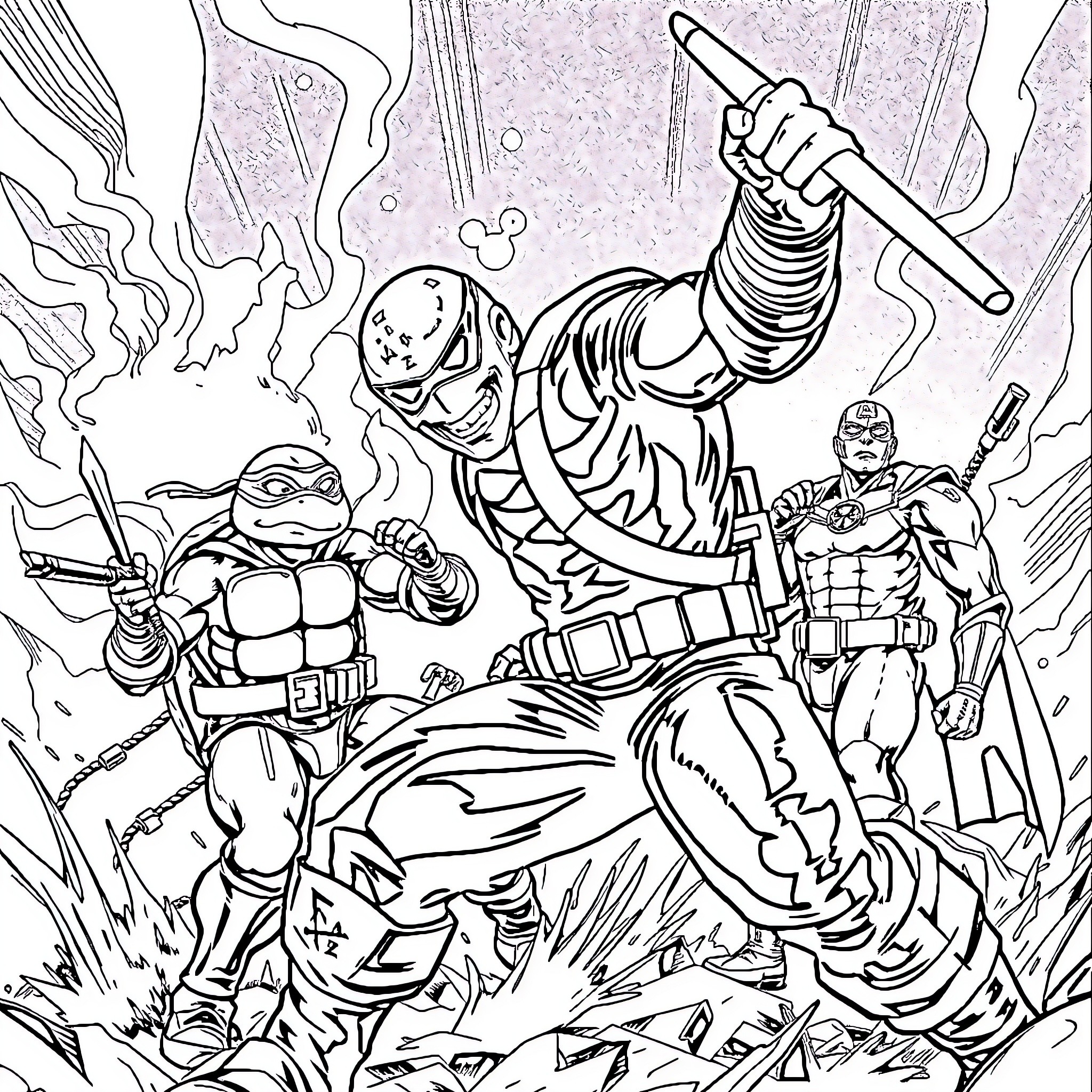 119 Best Ninja Coloring Pages (Free Printable PDFs)
